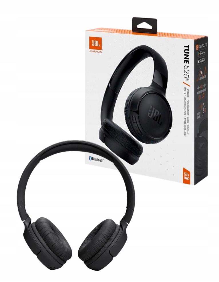 JBL TUNE 525 BT BEZDRÁTOVÁ SLUCHÁTKA PŘES UŠI S MIKROFONEM / BLUETOOTH ...
