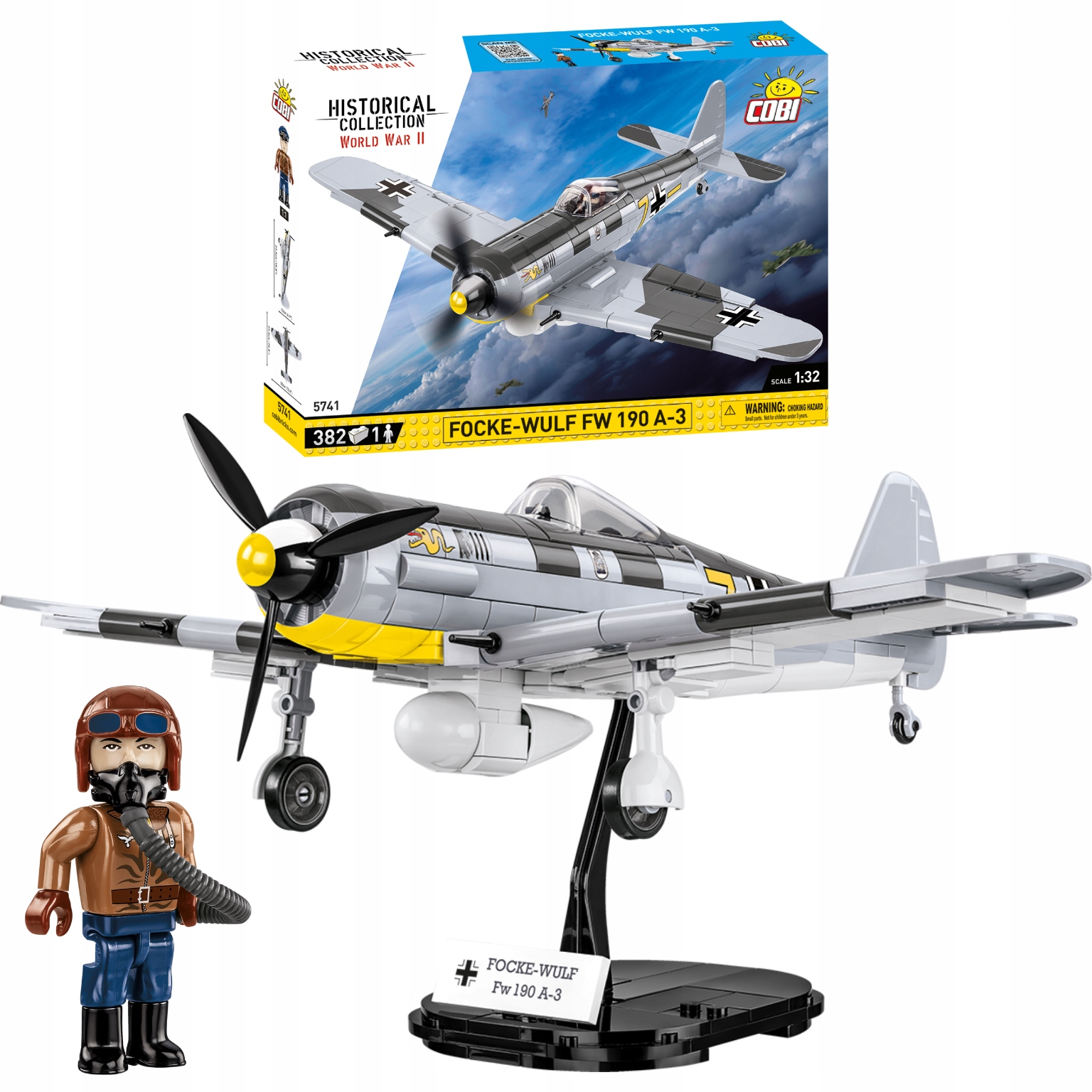 COBI 5741 Samolot Myśliwski FOCKE-WULF FW 190-A3 13523940499 - Allegro.pl