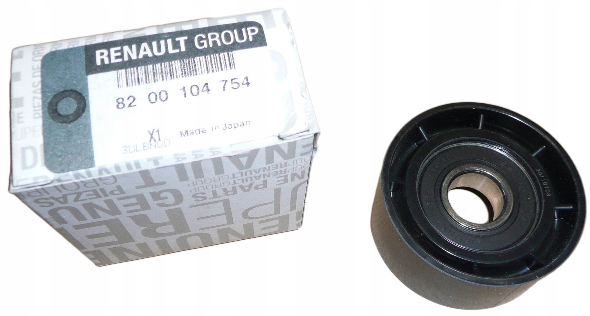 ROLKA PROWADZĄCA PASEK KLINOWY RENAULT DACIA 8200104754 ORYGINAŁ za 78 ...