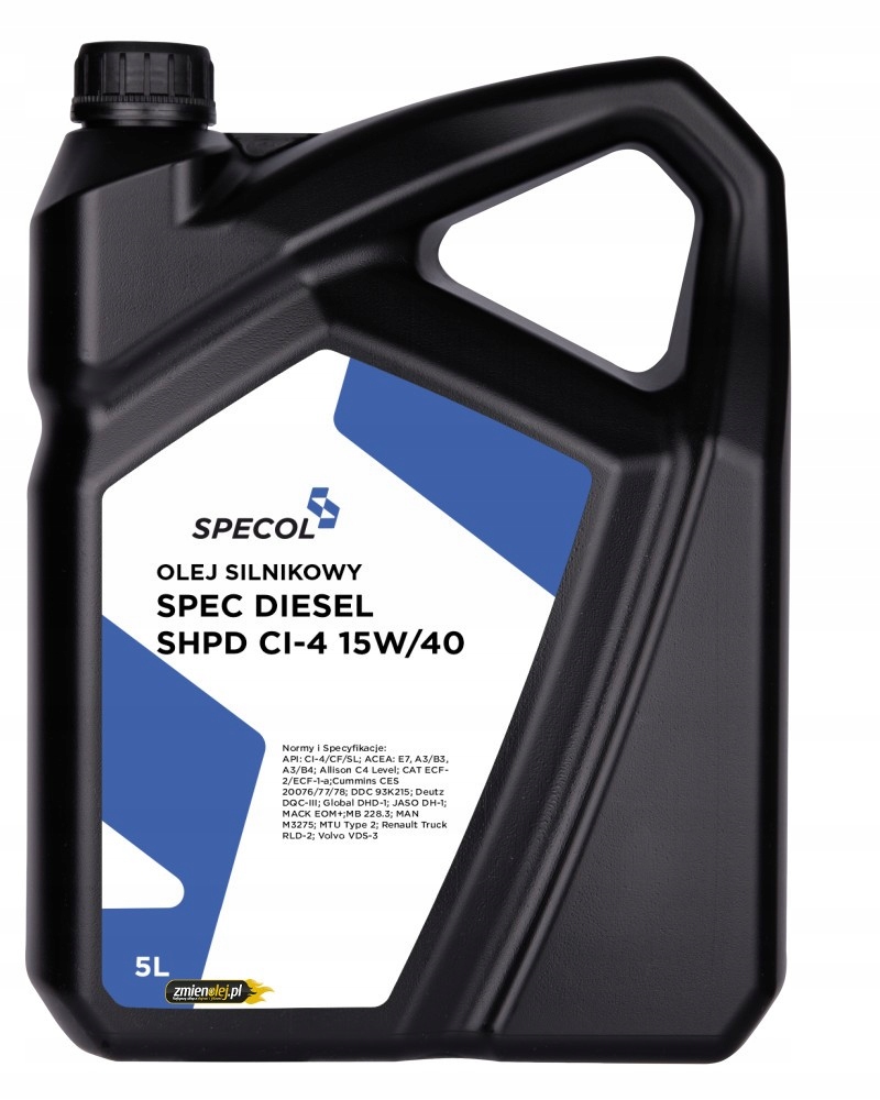 Olej silnikowy Specol 5 l 15W-40 5905840787478 za 88.40PLN z Wieliczka ...