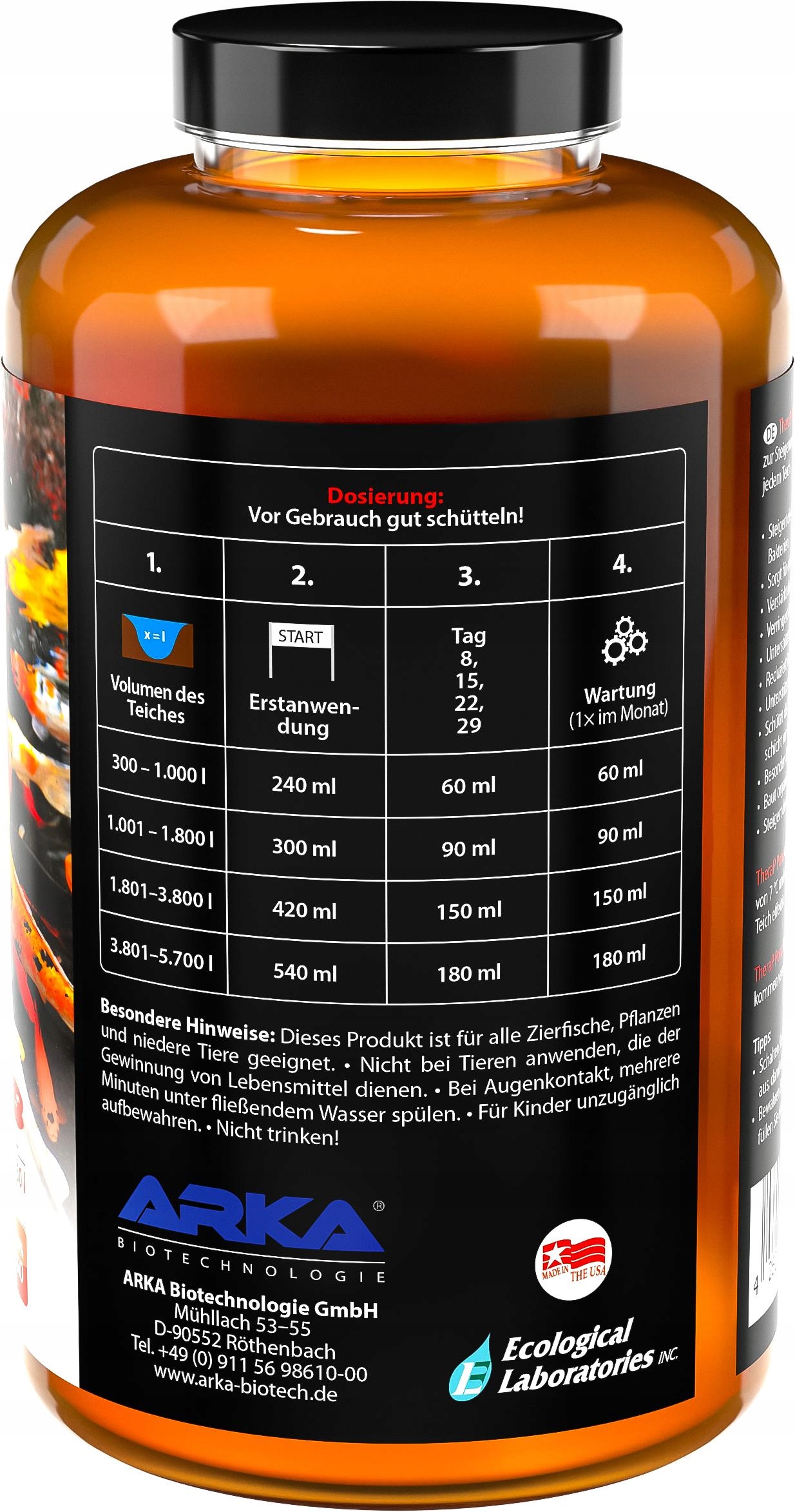 MICROBE-LIFT POND THERAP 946ML Halak ellenálló képességének növelésére ...