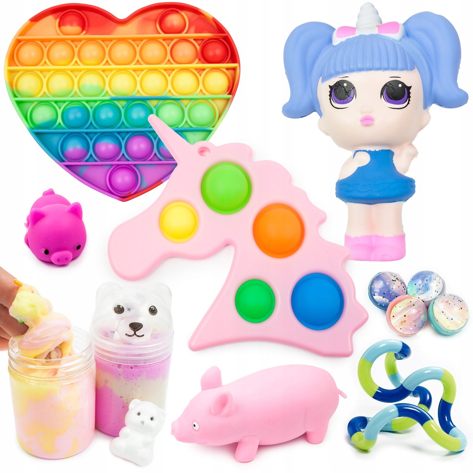 SLIME PIANKOLINA ANTYSTRESOWE FIDGET TOYS POP IT (5905159540733) • Cena ...