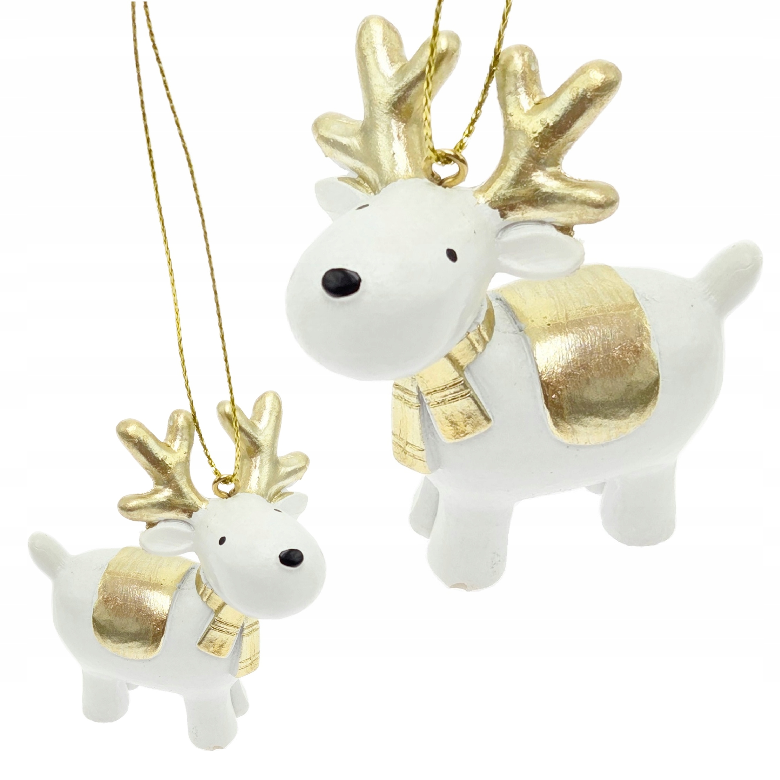 ZAWIESZKA BOMBKA ŚWIĄTECZNA RENIFER FIGURKA DO STOIKA DEKORACJA 6,5CM ...
