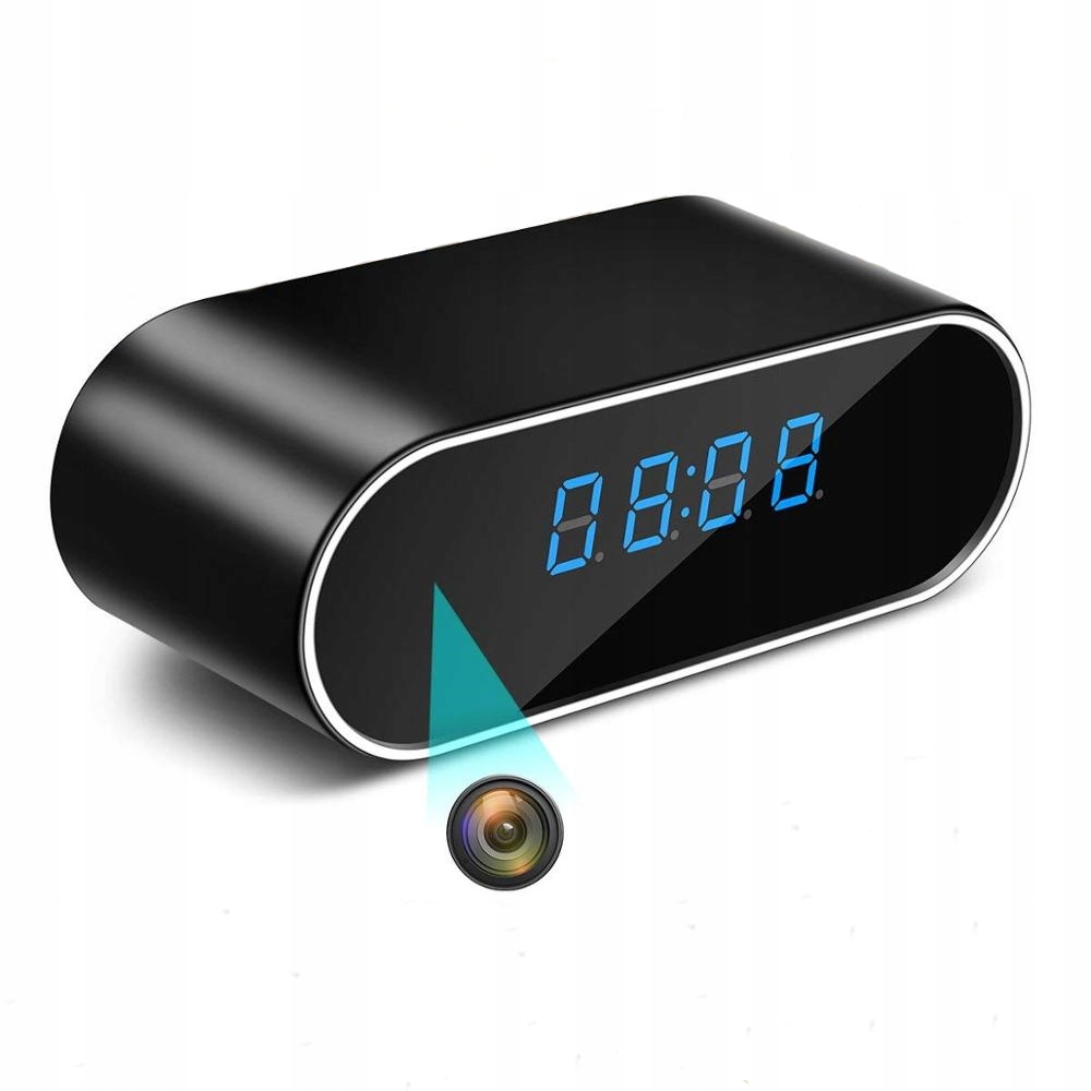 SKRYTÁ MINI KAMERA V BUDÍKU ŠPIONÁŽNÍ DISKRÉTNÍ HODINY FULL HD 1080P ...