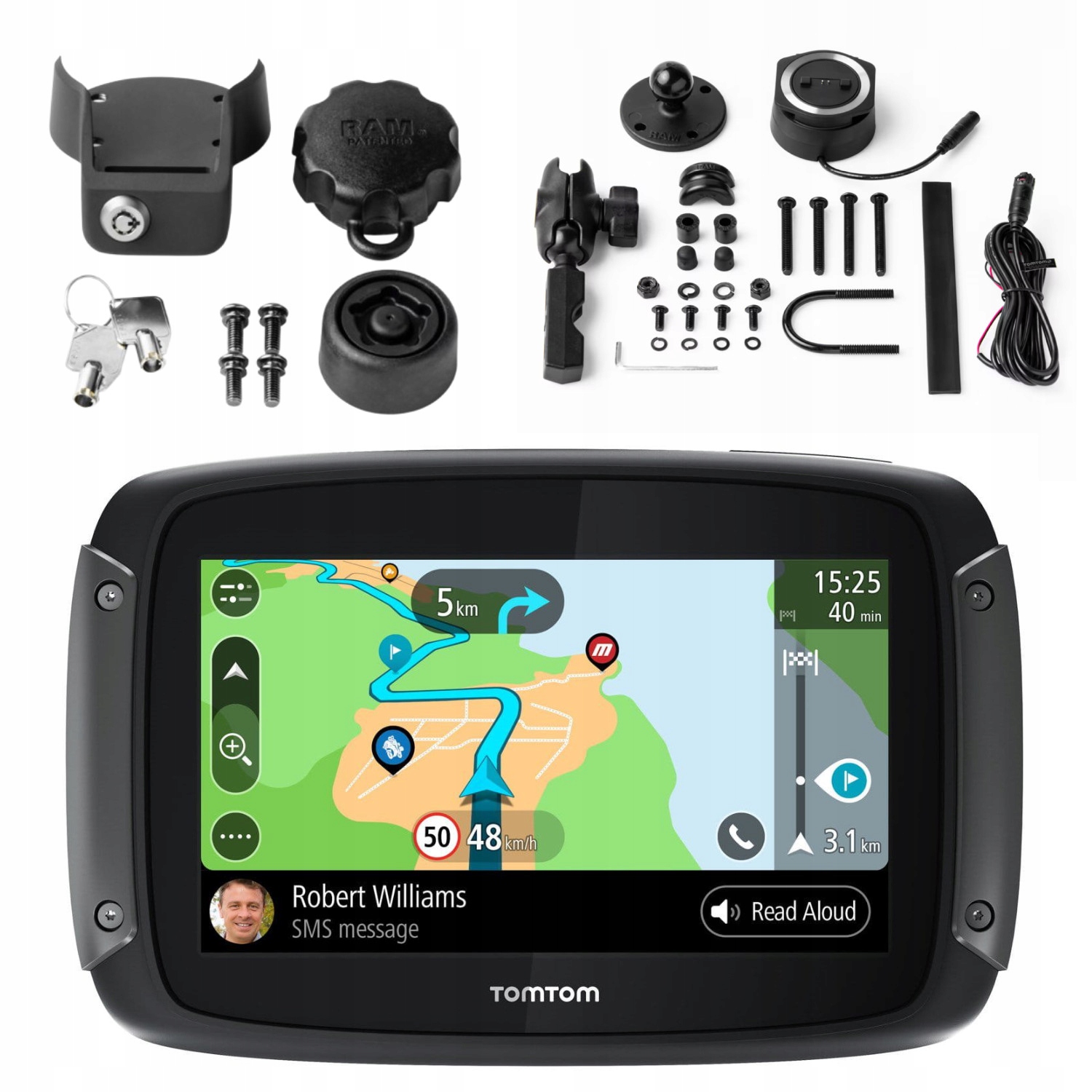 Nawigacja motocyklowa TomTom Rider 550 Premium Pack 5907173500236 za ...