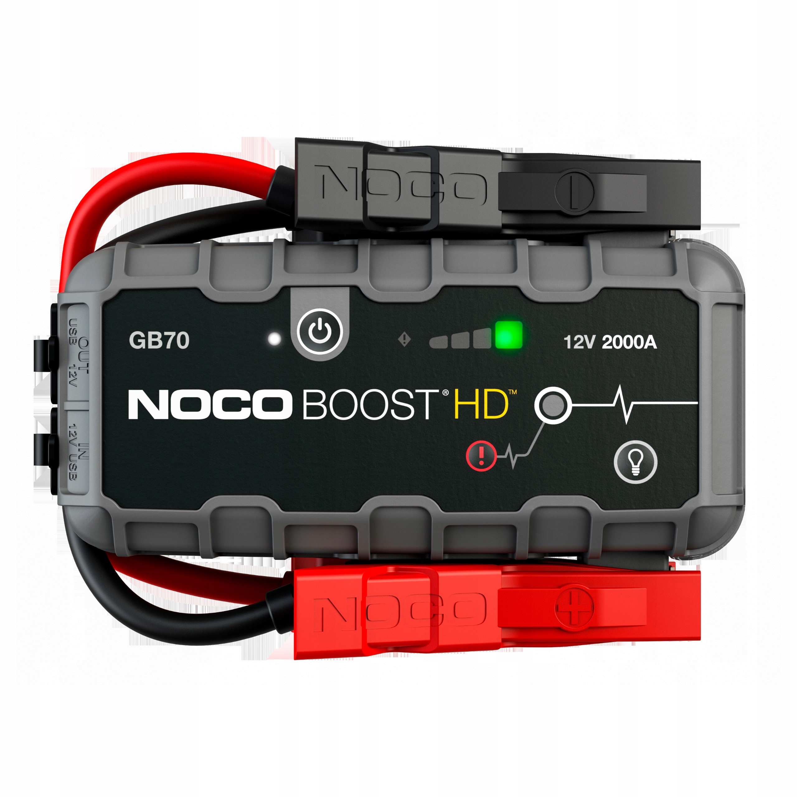 NOCO Boost HD GB70 – Booster 12V 2000A, Power Bank, Awaryjne Odpalanie ...