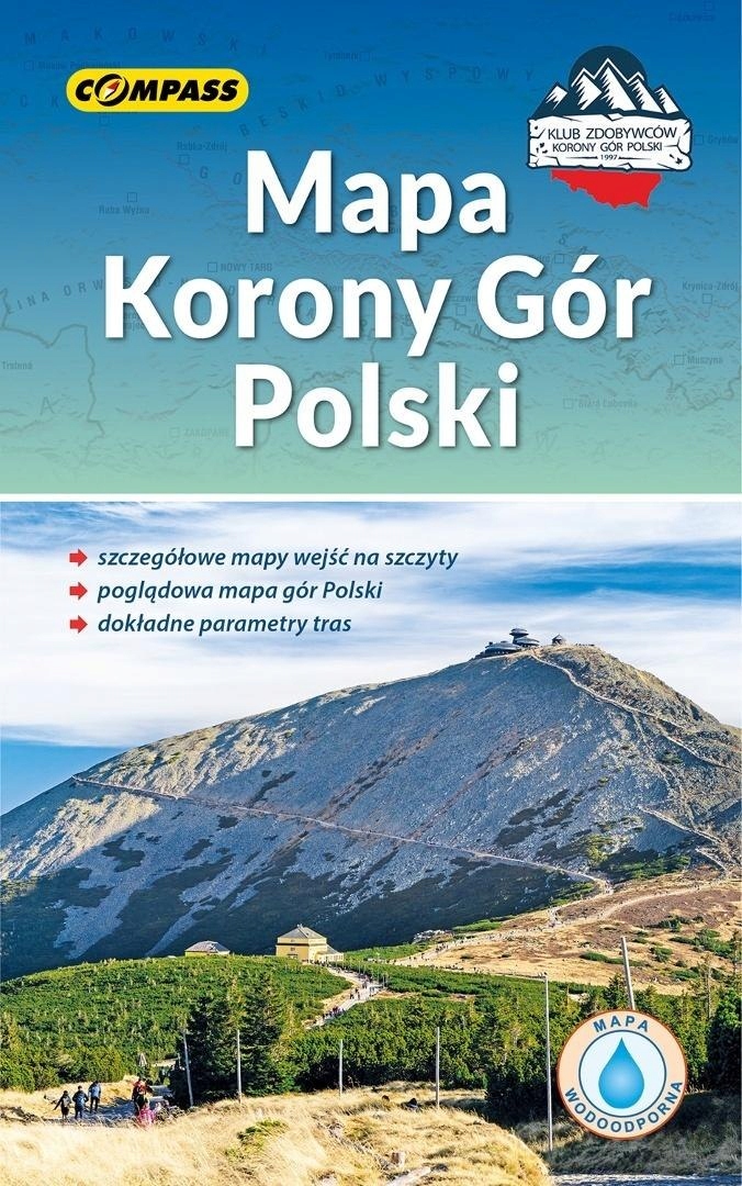 Mapa tur. - Mapa Korony Gór Polski laminowana (17515842817) | Książka Allegro