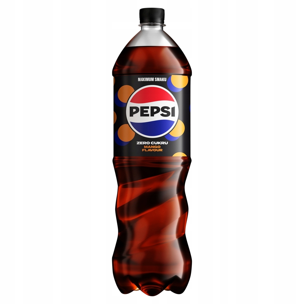 Napój gazowany Pepsi Cola Mango Zero Cukru butelka 1,5l 1500ml ...