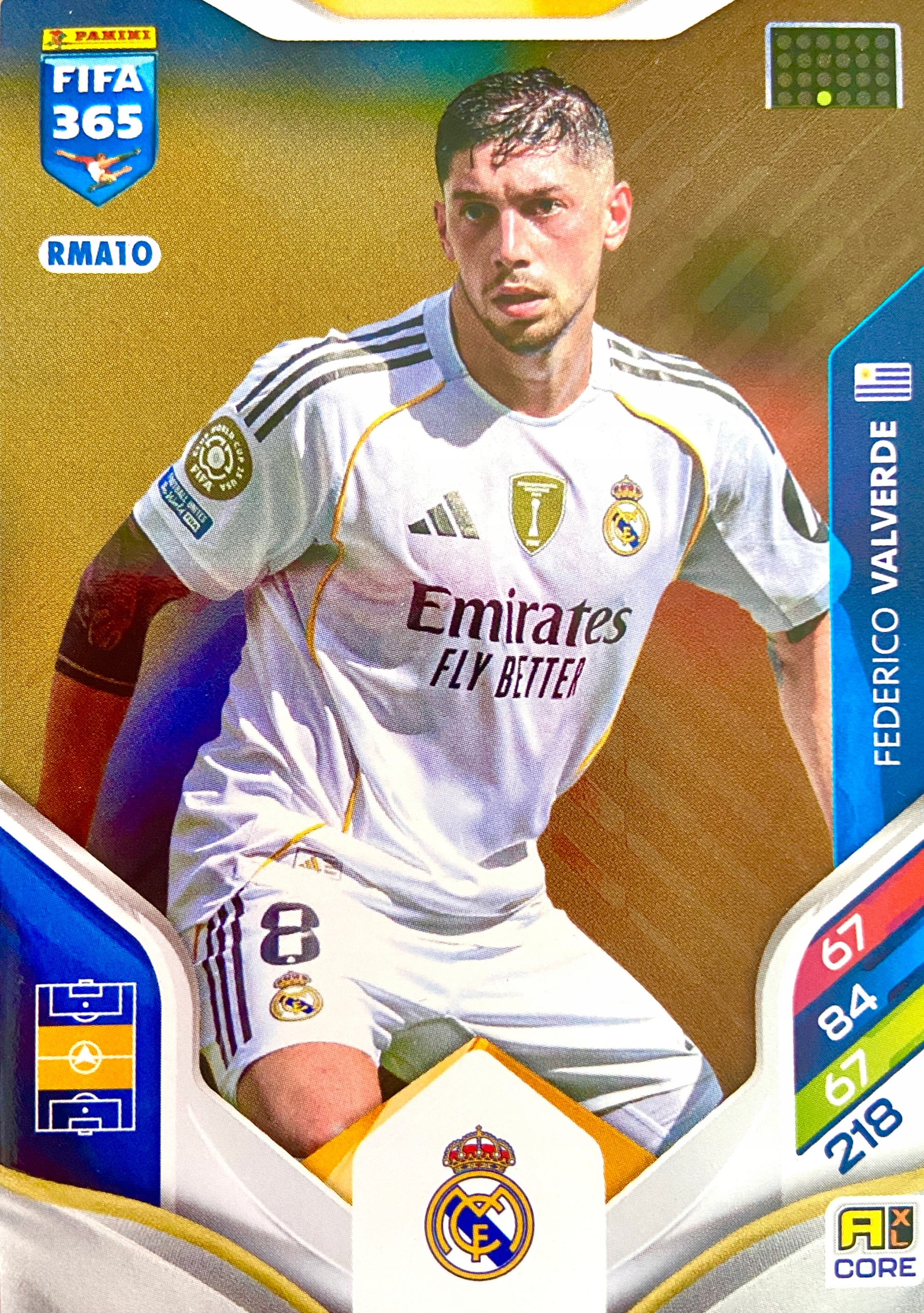 PANINI FIFA 365 2026 CORE TEAM MATE RMA10 FEDERICO VALVERDE REAL MADRID ...