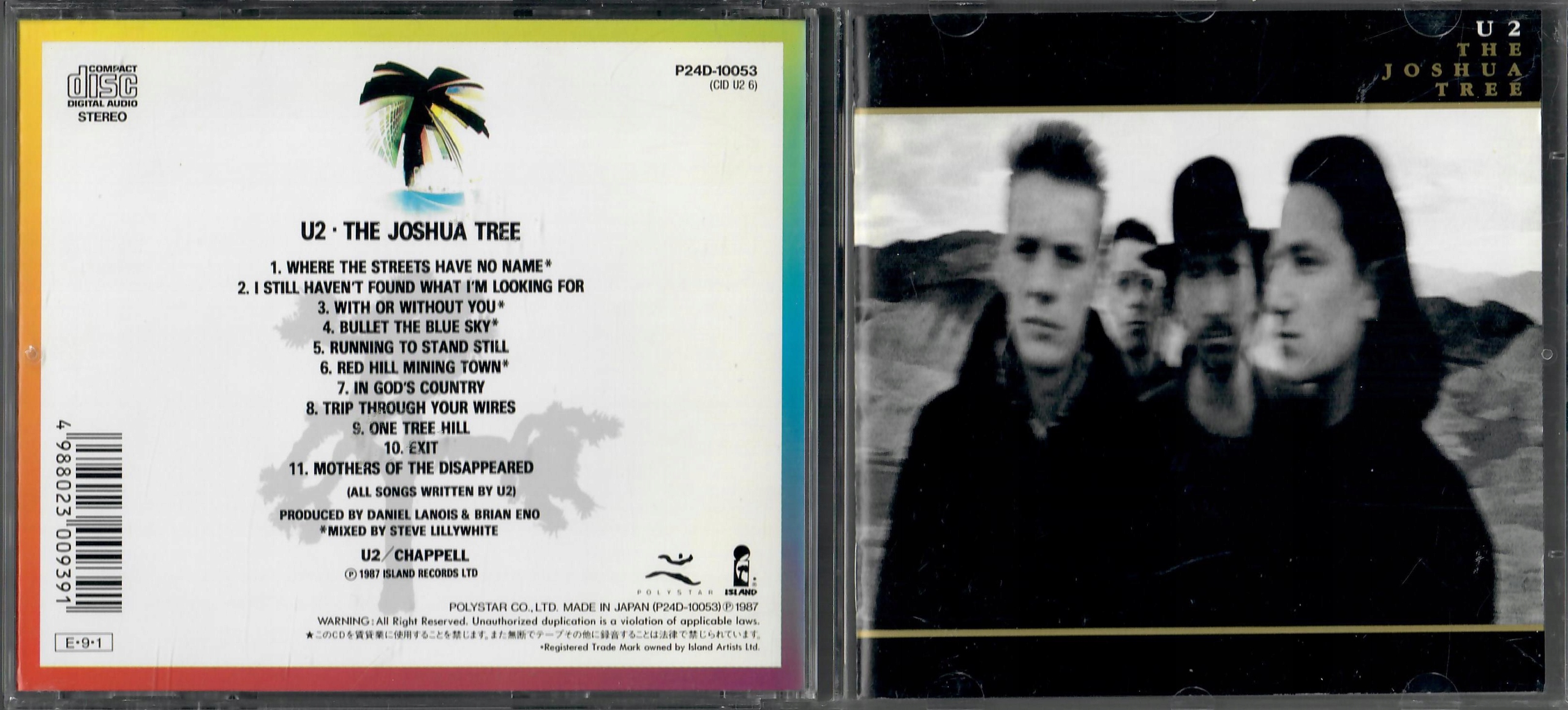 U2 - The Joshua Tree CD Album JAPAN bez OBI 16768546177 - Sklepy ...