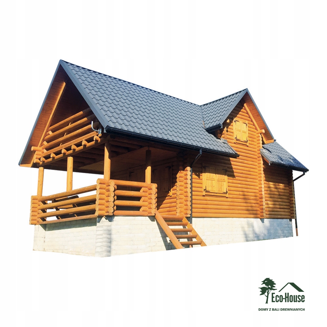 DREWNIANY DOM LETNISKOWY 70M2 Z BALA 180 MM (500x700) • Cena, Opinie ...