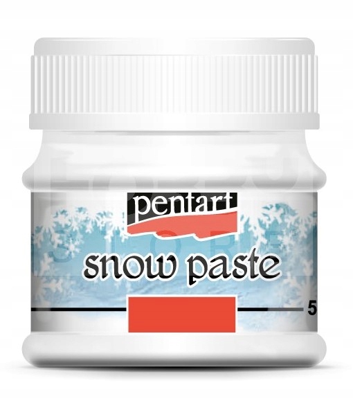 PASTA ŚNIEŻNA ŚNIEGOWA IMITUJĄCA ŚNIEG 50ml BIAŁA - EFEKT 3D -PENTART (5997412751895) • Cena ...