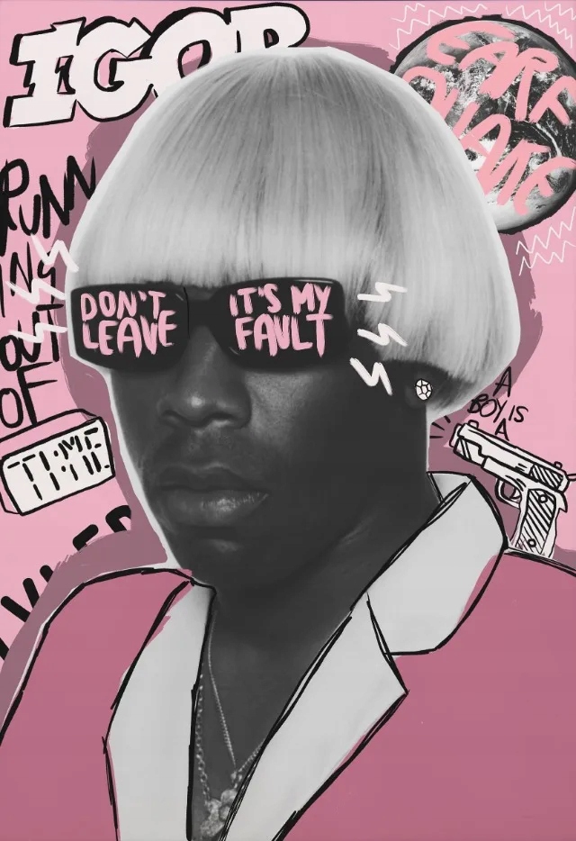 Raper Tyler The Creator Chromakopia Album Plakaty i Grafiki Druk • Cena ...