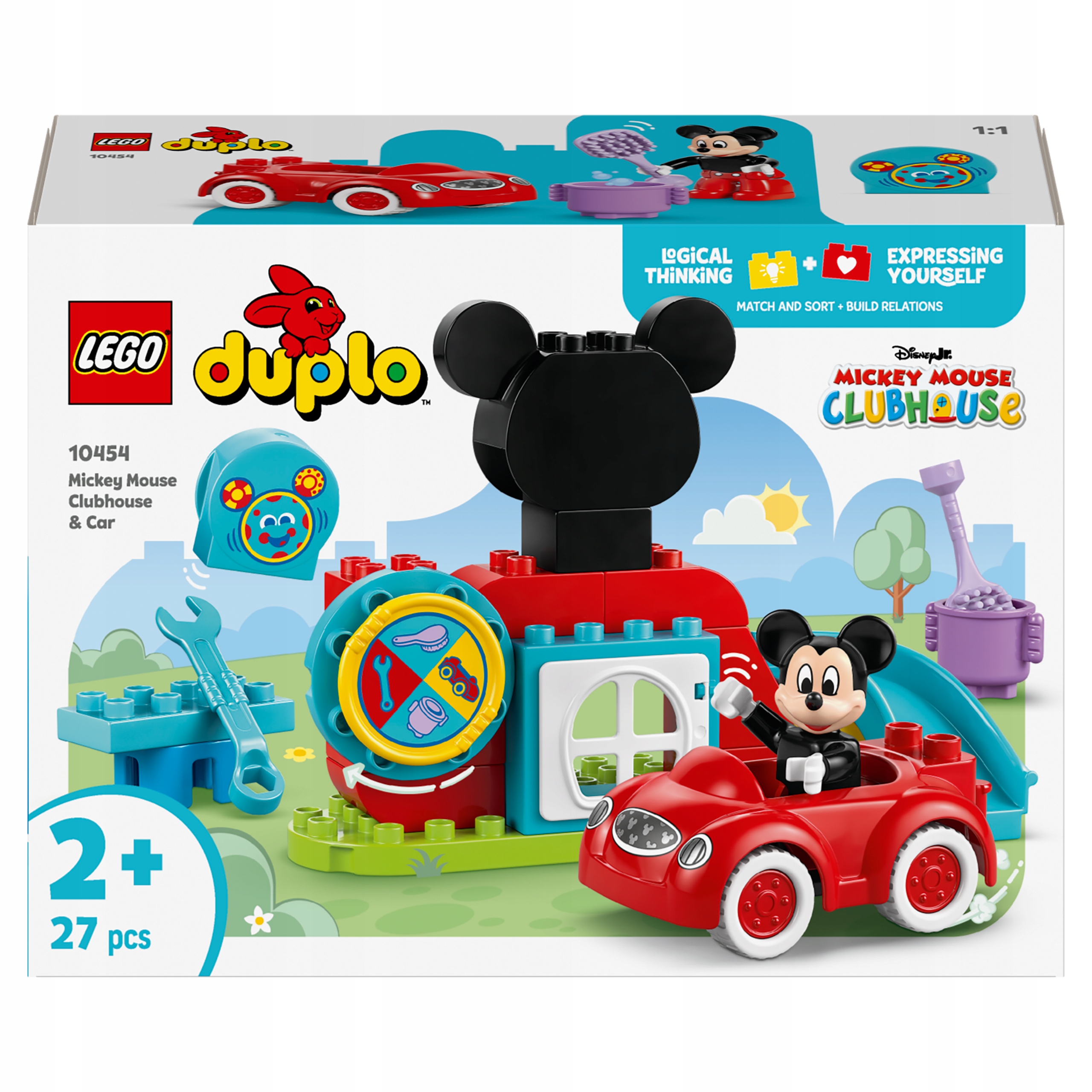 LEGO Duplo Disney 10454 Klub przyjaciół Myszki Miki i samochód ...
