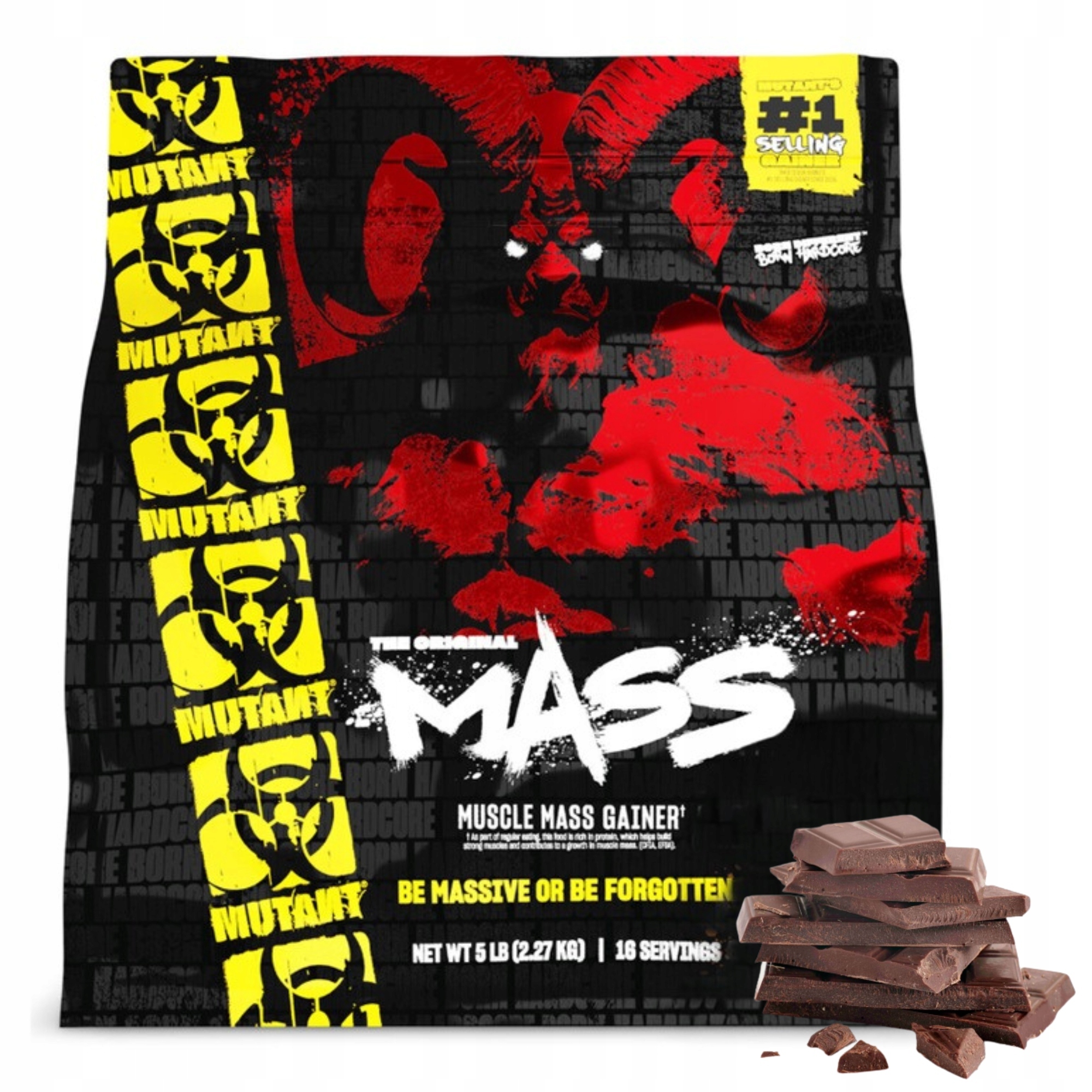 PVL MUTANT MASS 2270g GAINER Białko Węglowodany Potrójna czekolada ...