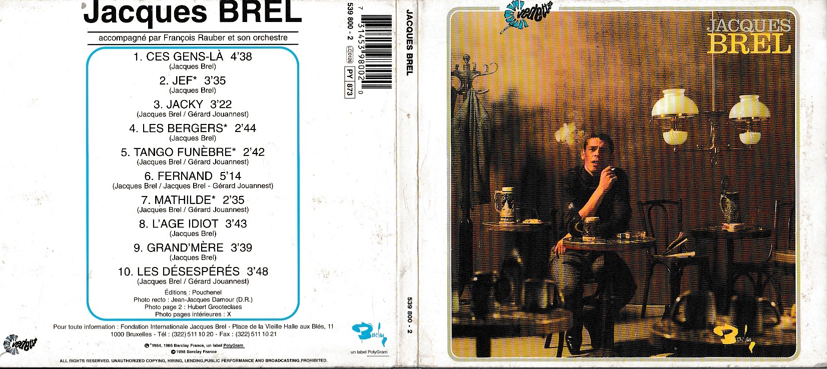 Płyta CD Jacques Brel - Jacques Brel ...