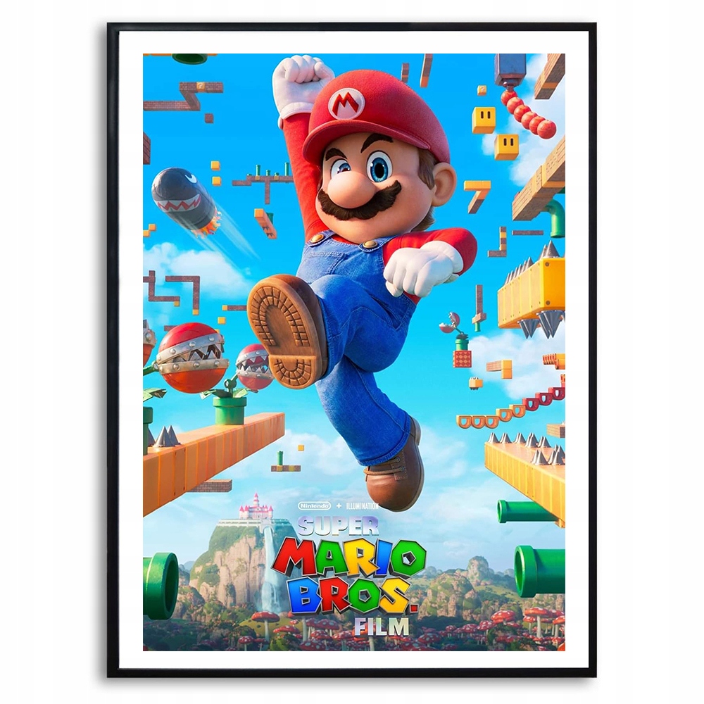 Plakat Super Mario Bros - Niska cena na Allegro.pl