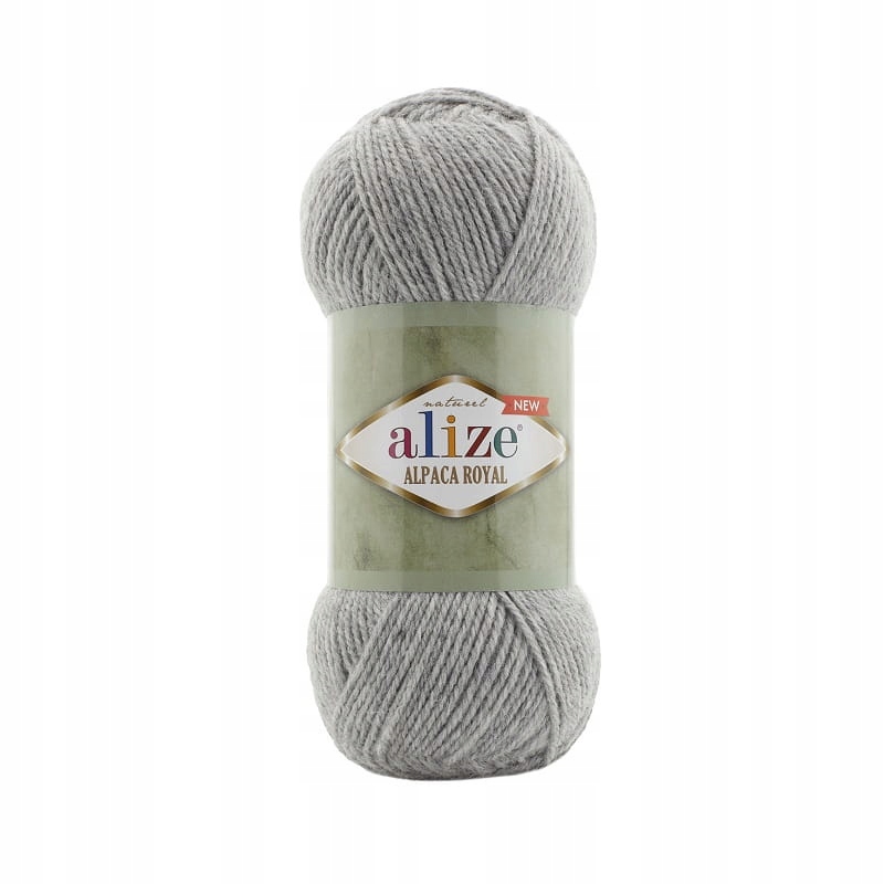 Alize Alpaca Royal 21 - popiel / z alpaką (8697678083965) • Cena ...