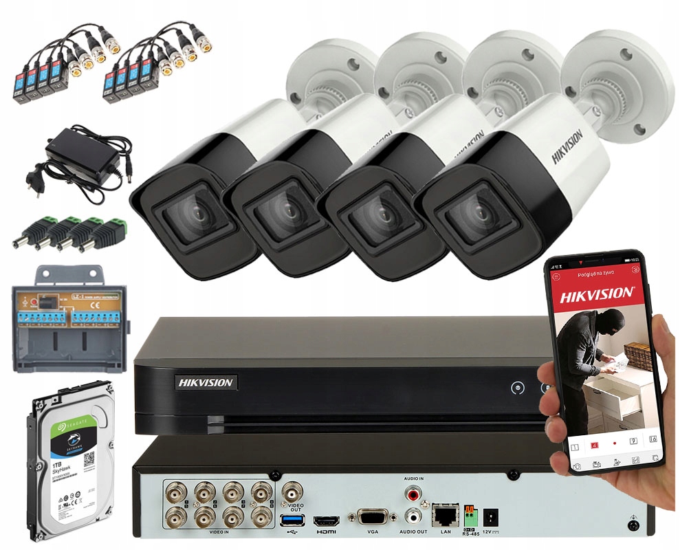 Monitoring kamery rejestrator Hikvision Acusense - Sklep, Opinie, Cena ...