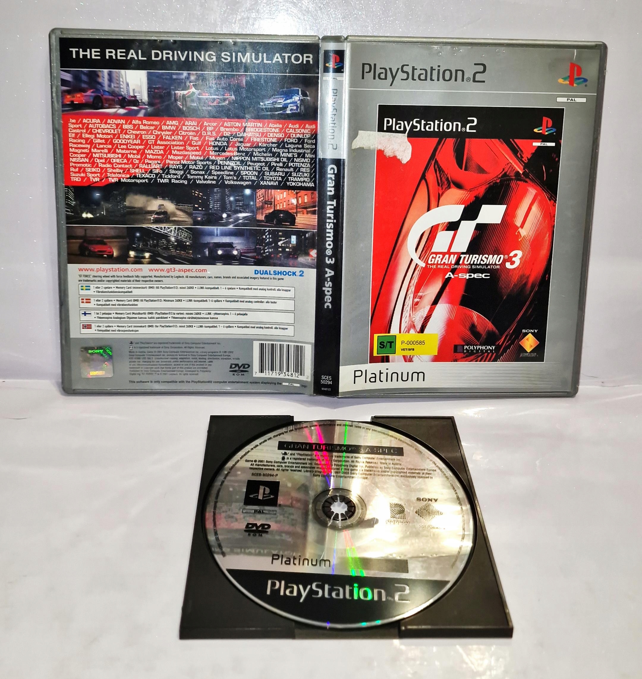 Gra GRAN TURISMO 3 A-SPEC PS2 CZYTAJ OPIS !!! - Stan: Używany 10.00PLN ...