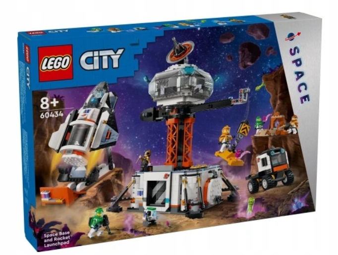 LEGO 60434 CITY SPACE - STACJA KOSMICZNA I STANOWISKO STARTOWE RAKIETY ...