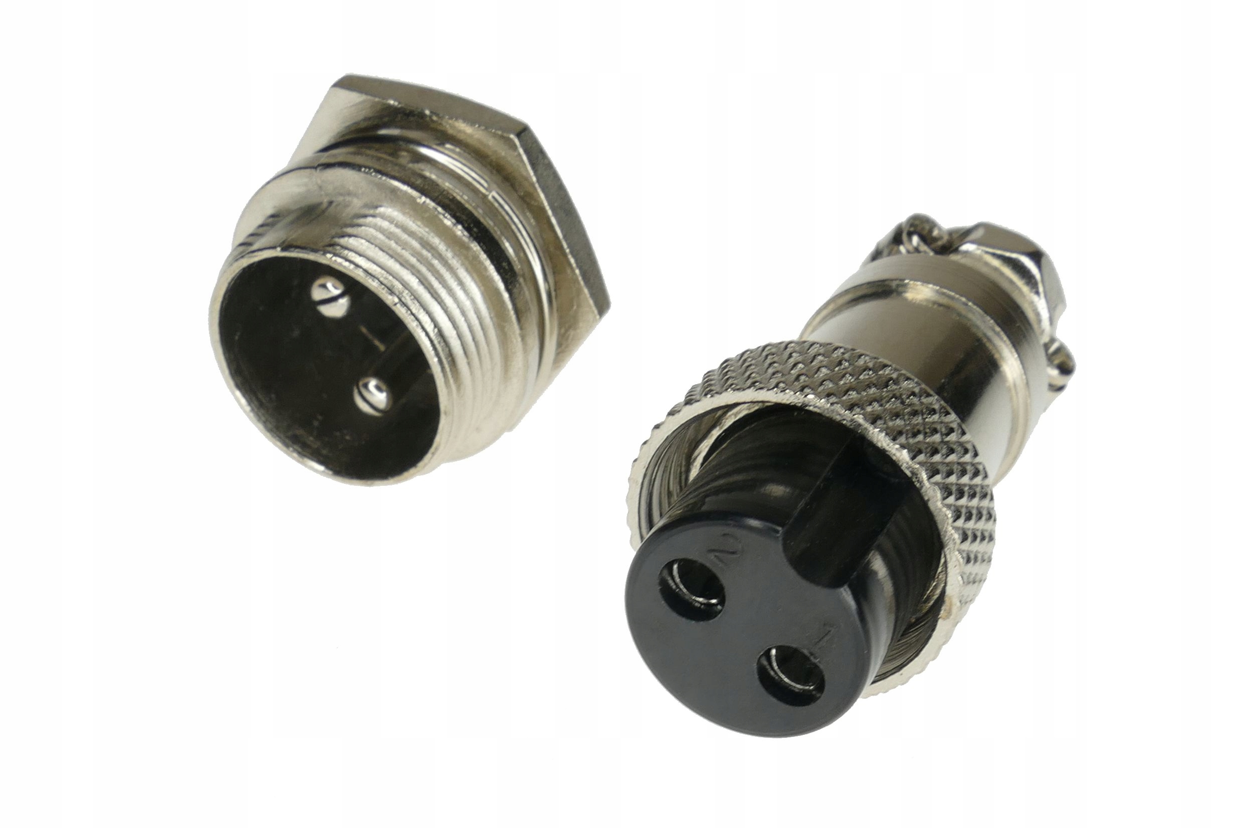 ZŁĄCZE GX16-3 WTYK + GNIAZDO 2 PIN - Sklep, Opinie, Cena w Allegro