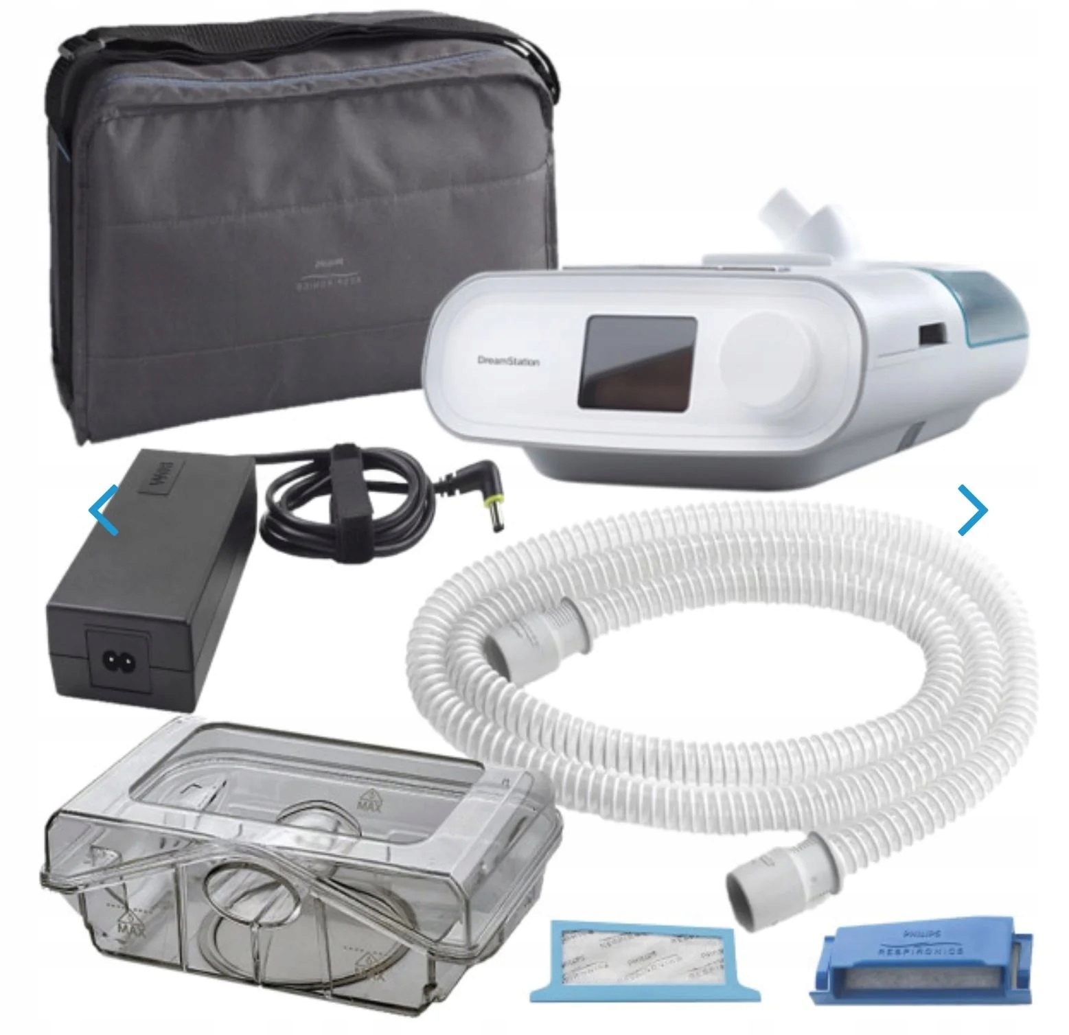 Philips Respironics Dreamstation Auto CPAP z nawilżaczem z możliwością ...