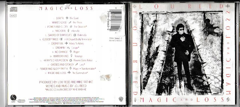 Płyta CD Lou Reed - Magic And Loss 1992 I Wydanie Ex Velvet Underground ...