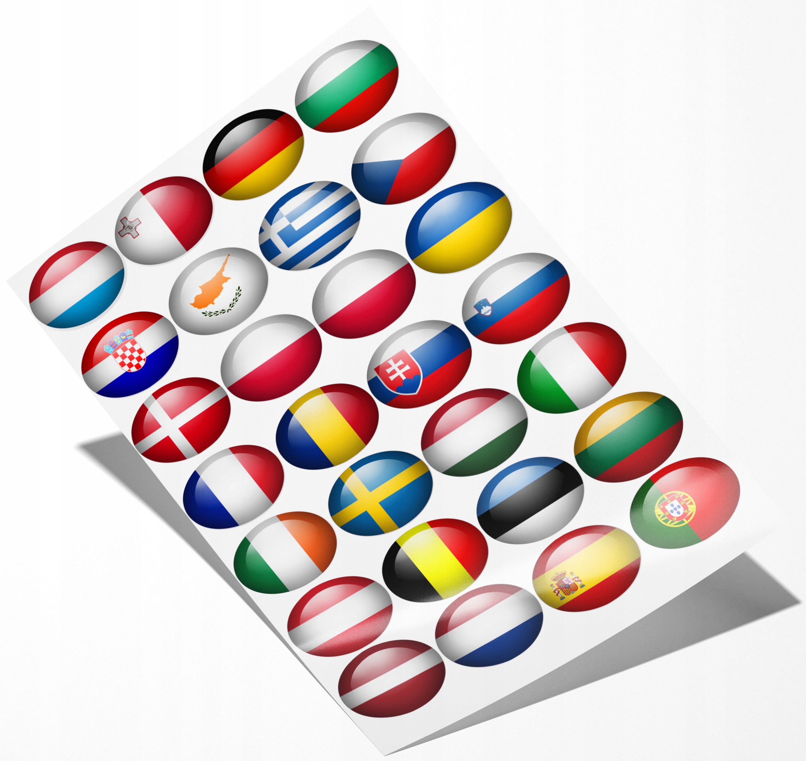 PAPIER WAFLOWY FLAGI FLAGA UNIA UNIJNE POLSKA 3,5cm A4 (5906146217898) • Cena, Opinie ...