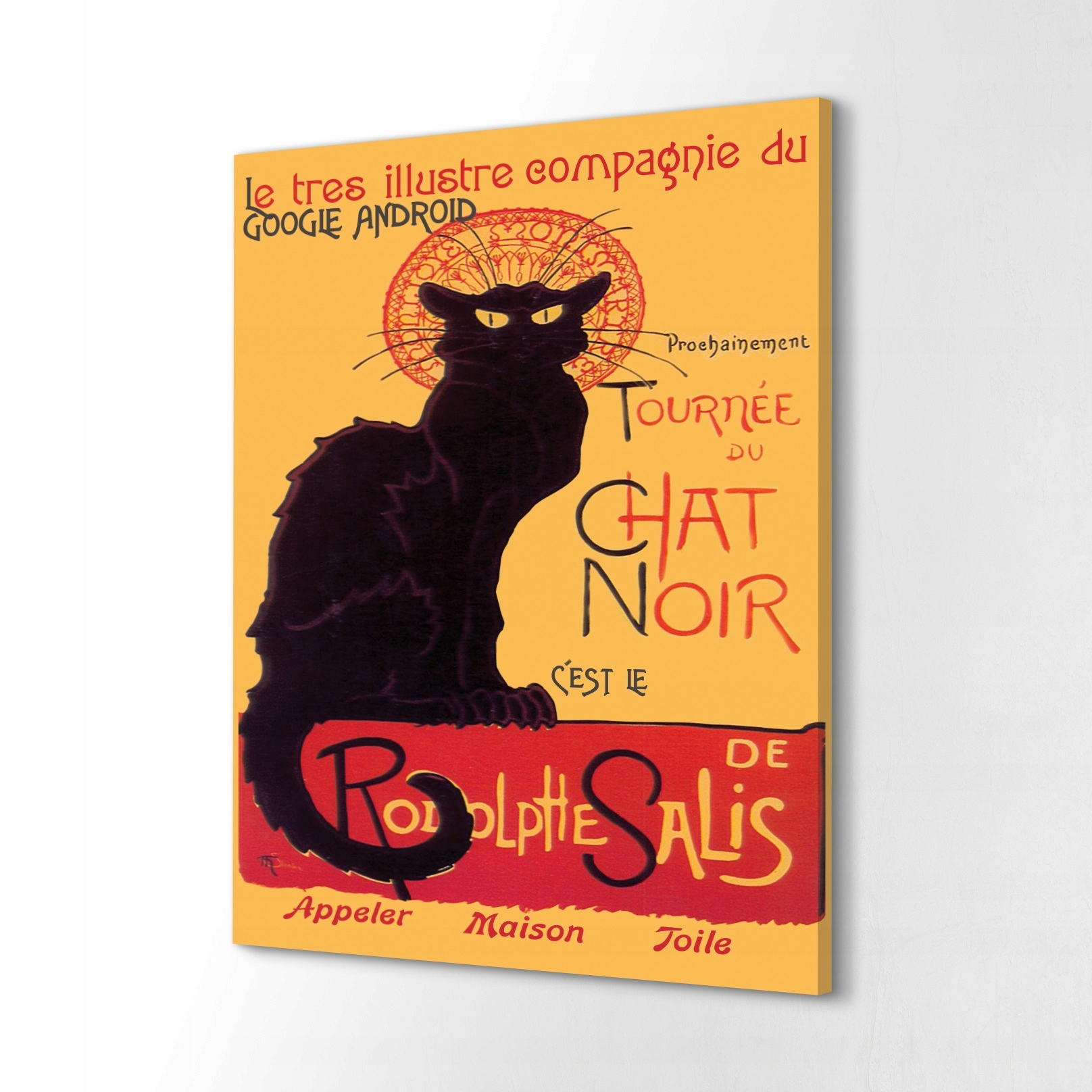 Le Chat Noir Rodolphe Salis Obraz na płótnie 20x30 • Cena, Opinie ...