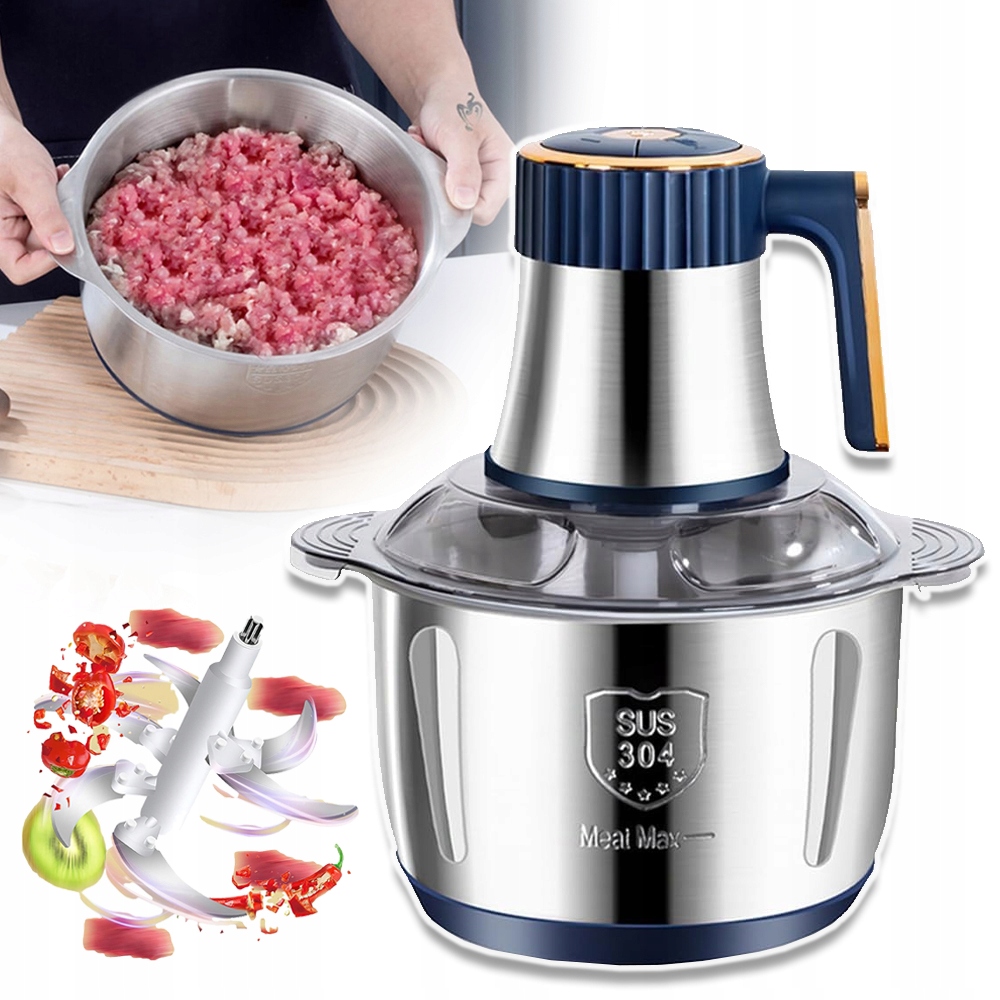 ELEKTRICKÝ MLYNČEK NA MÄSO, DRVIČ POTRAVÍN, MLETIE OVOCIA za 23,56 ...