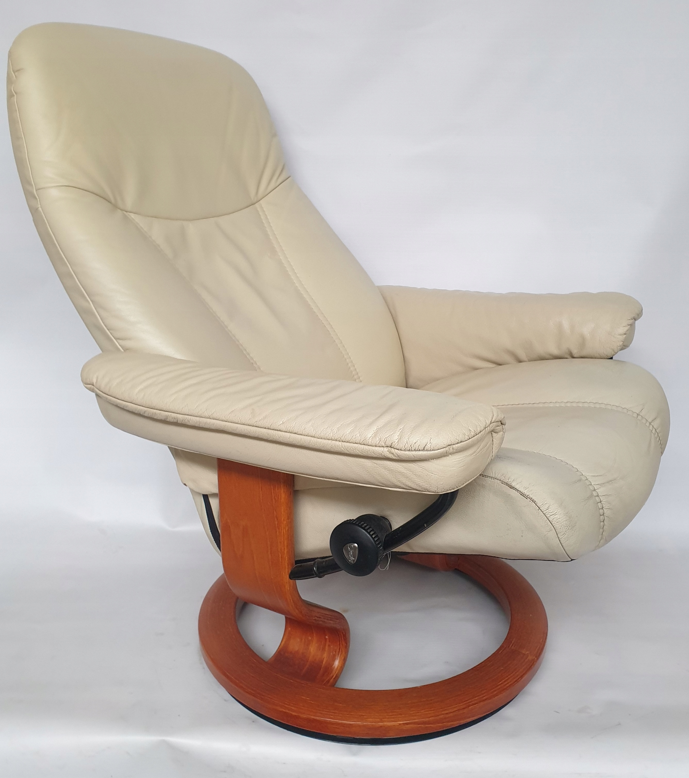 fotel relax EKORNES STRESSLESS skóra skórzany norweski • Cena, Opinie ...