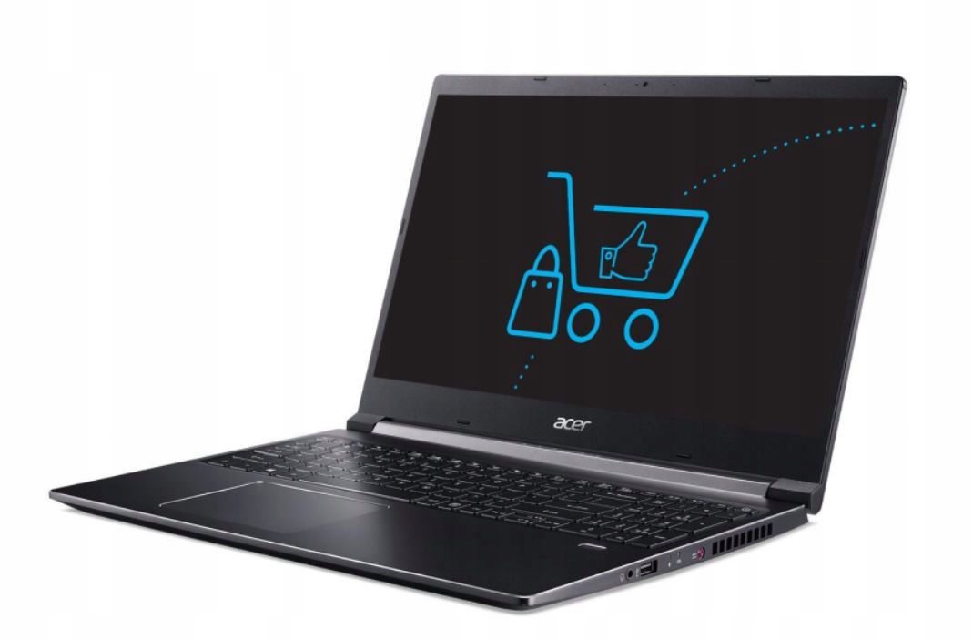 MEGA rychlý herní ACER A715 i7-9750H 256SSD 1TB 16GB 15,6FH GTX1050 za ...