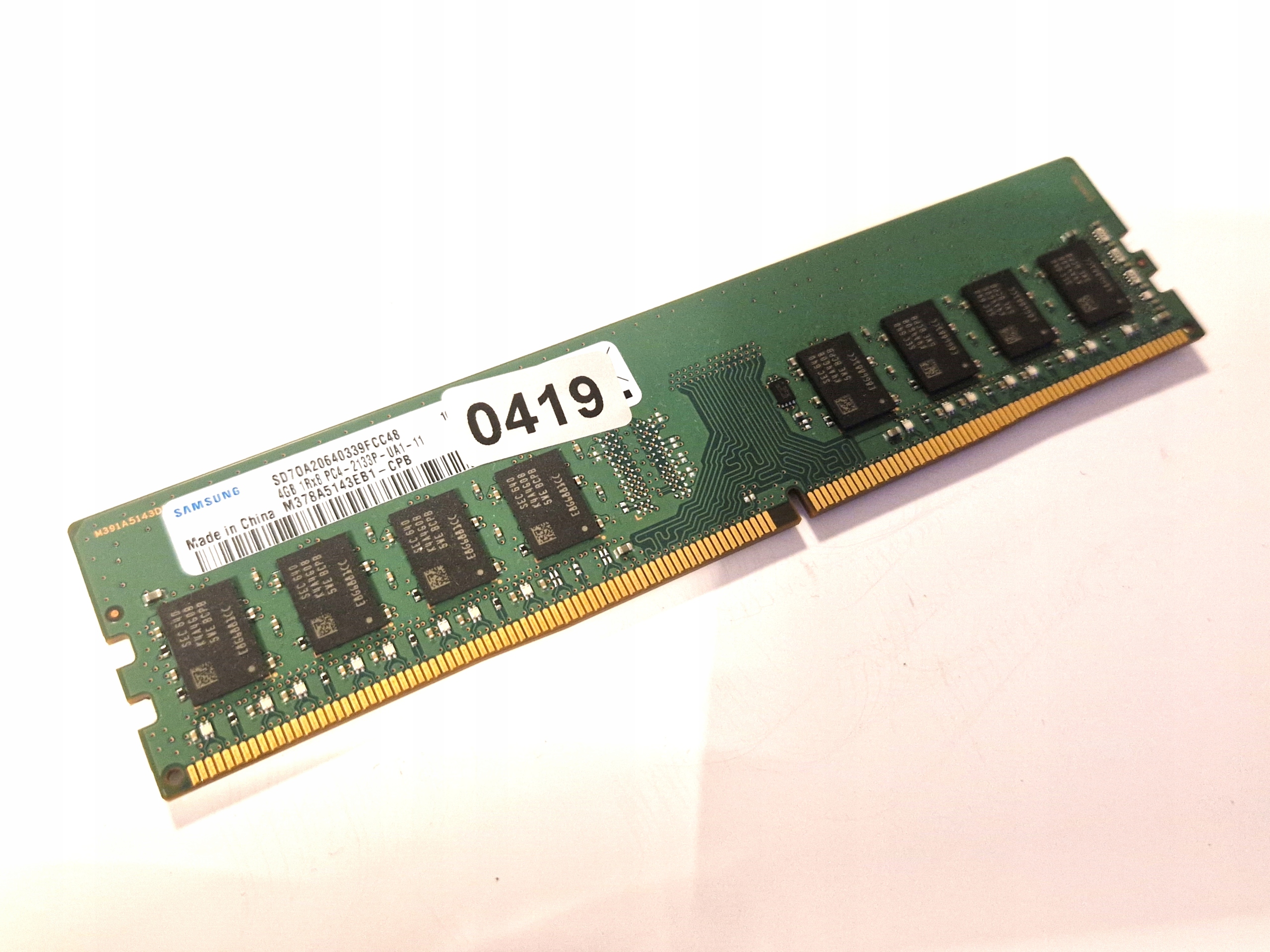 Pamięć RAM Samsung 4GB DDR4 2133MHz PC4-2133P PC w POPIELÓW - Sklep, Opinie, Cena w Allegro