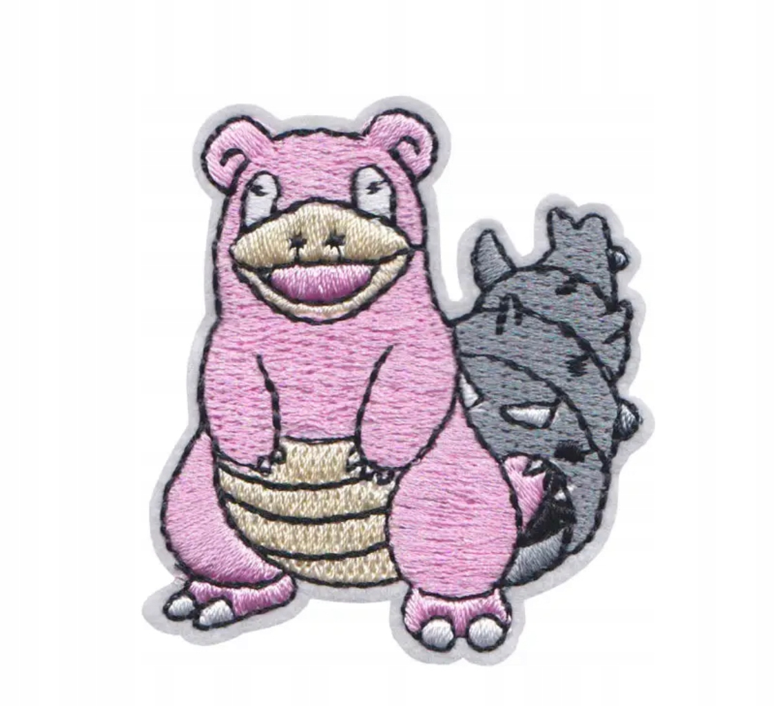 Pokemon slowbro TERMO naszywka 13573238364 - Allegro.pl