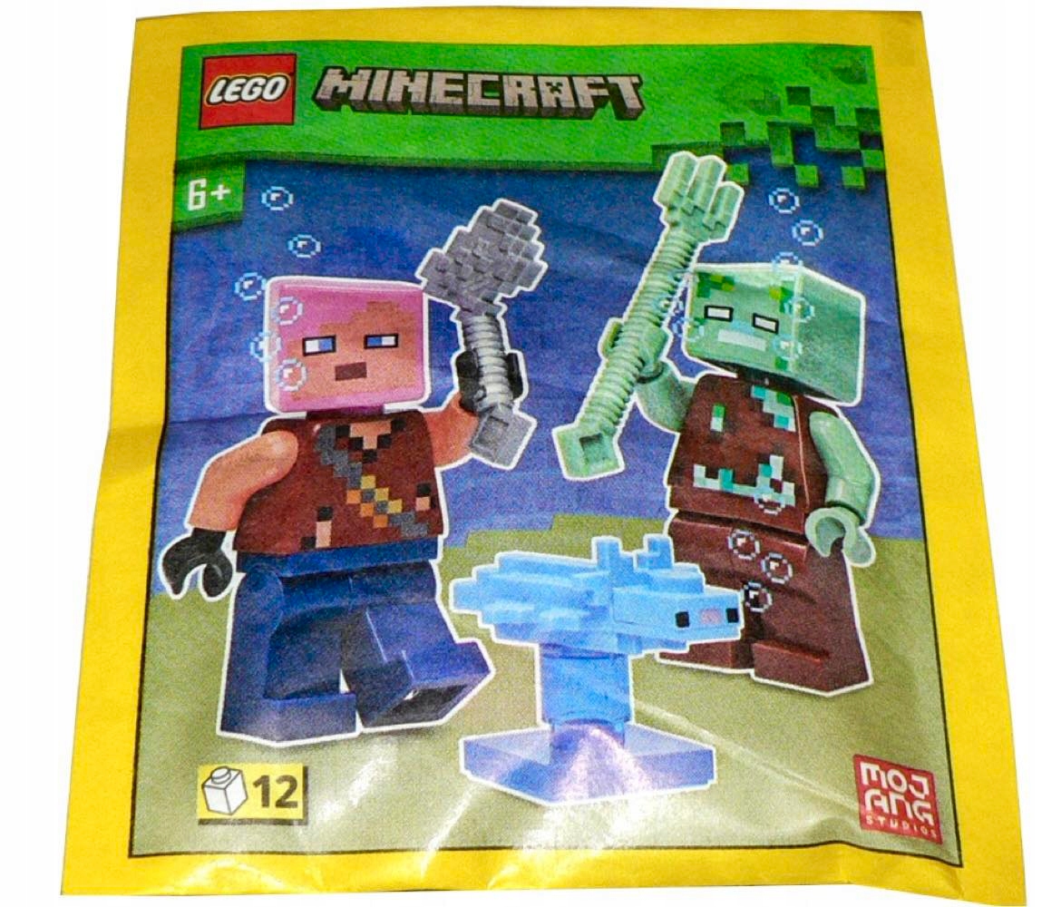 Lego Minecraft Podróżnik Utopiec Axolotl 662303 (0766288189508) • Cena ...