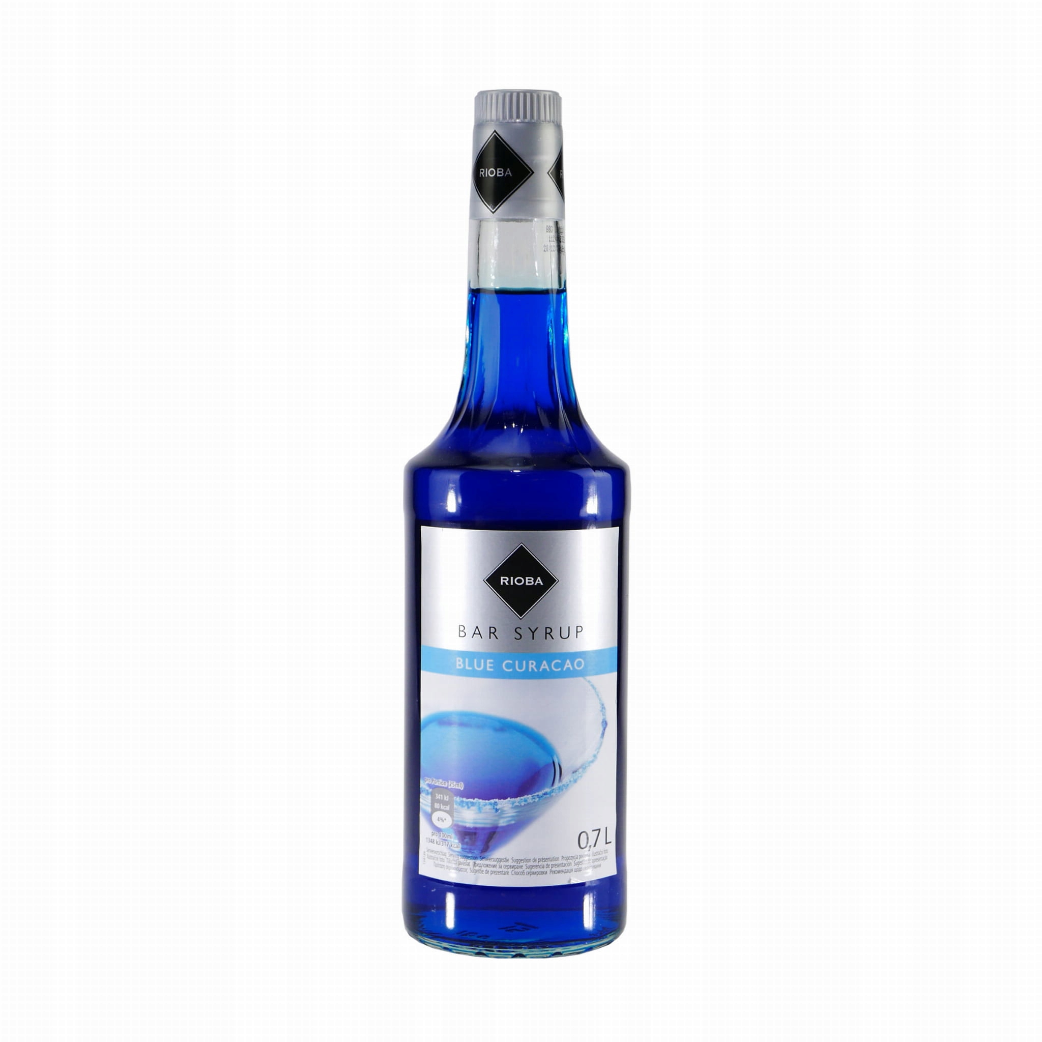 Syrop barmański blue curacao Rioba 0,7 l do drinków niebieski ...