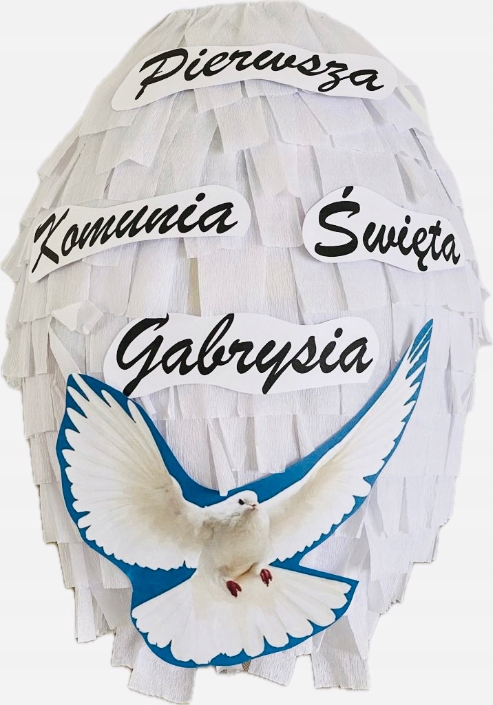 DUŻA PINIATA URODZINOWA KOMUNIA DOWOLNY GRAWER 85cm • Cena, Opinie ...