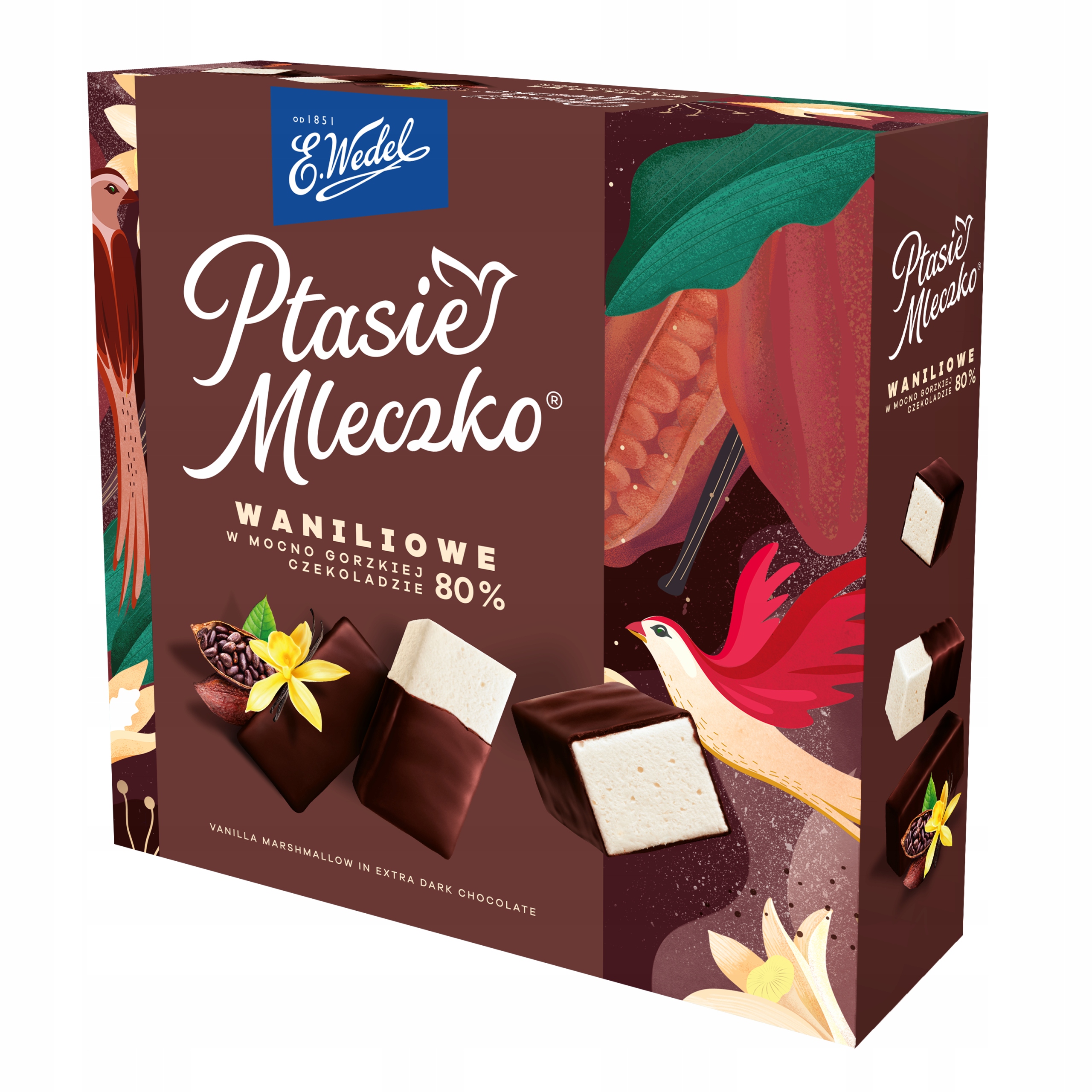 Ptasie Mleczko Waniliowe E.Wedel - pianka w czekoladzie mocno gorzkiej ... Ptasie Mleczko Waniliowe E.Wedel - pianka w czekoladzie mocno gorzkiej ...