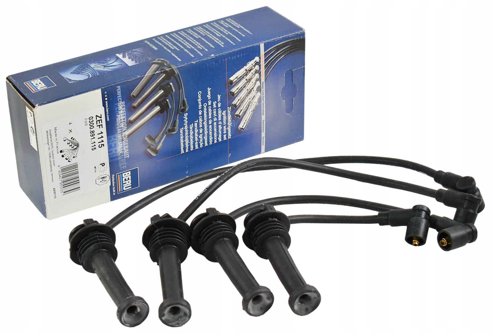 BERU PRZEWODY KABLE ZAPŁONOWE FORD MONDEO II 1.6 4014427055839 za 205 ...