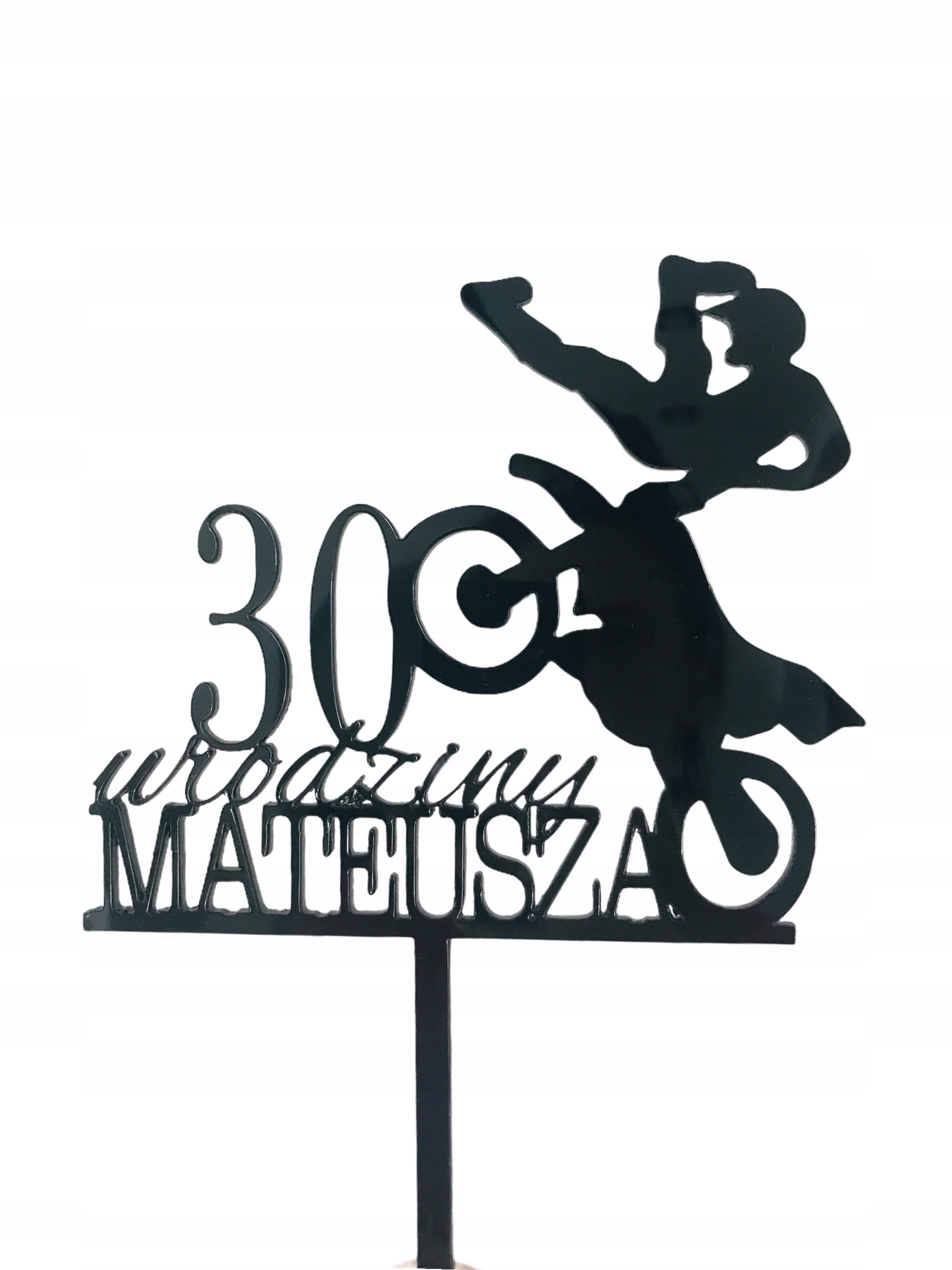 TOPPER NA TORT DEKORACJA motor LICZBA IMIE TOPER (59067823190765) • Cena, Opinie • Toppery ...