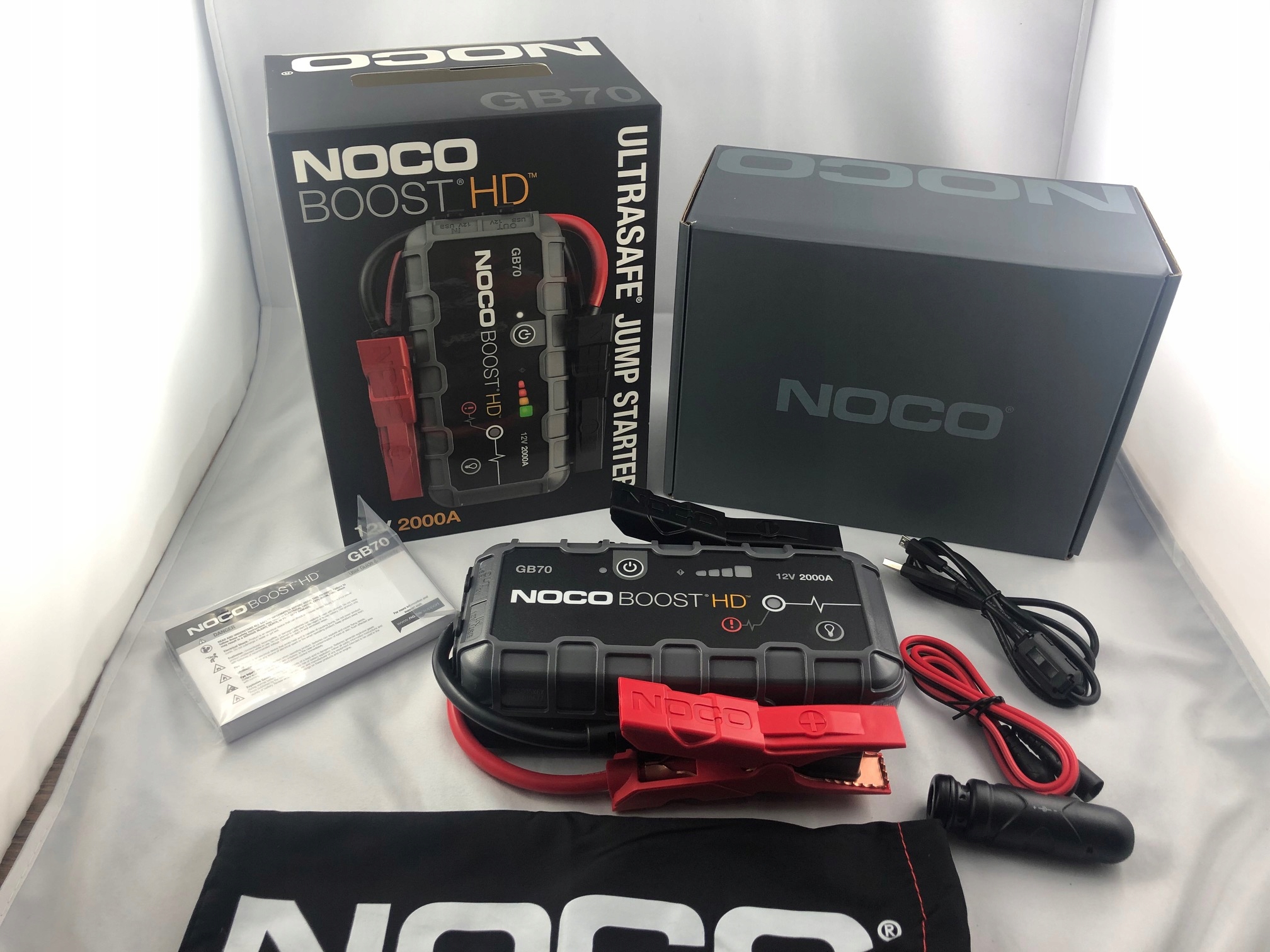 NOCO Boost HD GB70 – Booster 12V 2000A, Power Bank, Awaryjne Odpalanie ...