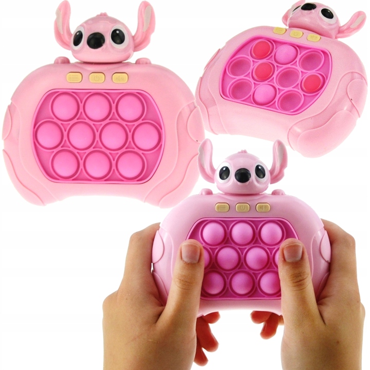 POP IT ELEKTRONICKÁ DOVEDNOSTNÍ HRA ANTISTRESOVÁ POPIT STICH - Allegro