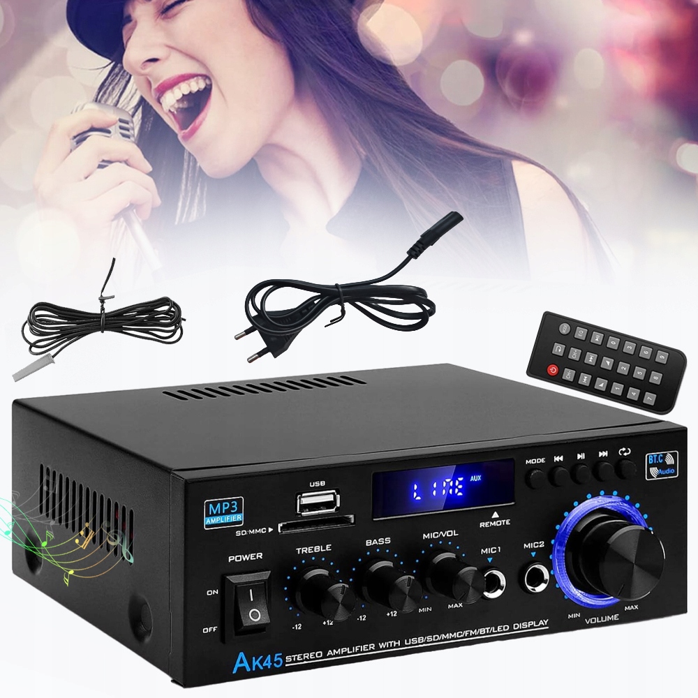 WZMACNIACZ STEREO AUDIO WZMACNIACZ CYFROWY STEREO KLASY WZMACNIACZ DŹWIĘKU - Sklep, Opinie, Cena ...