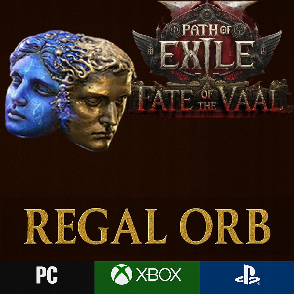 1000X REGAL ORB PATH OF EXILE 2 NOWA LIGA FATE OF THE VAAL POE2 PC/XBOX ...