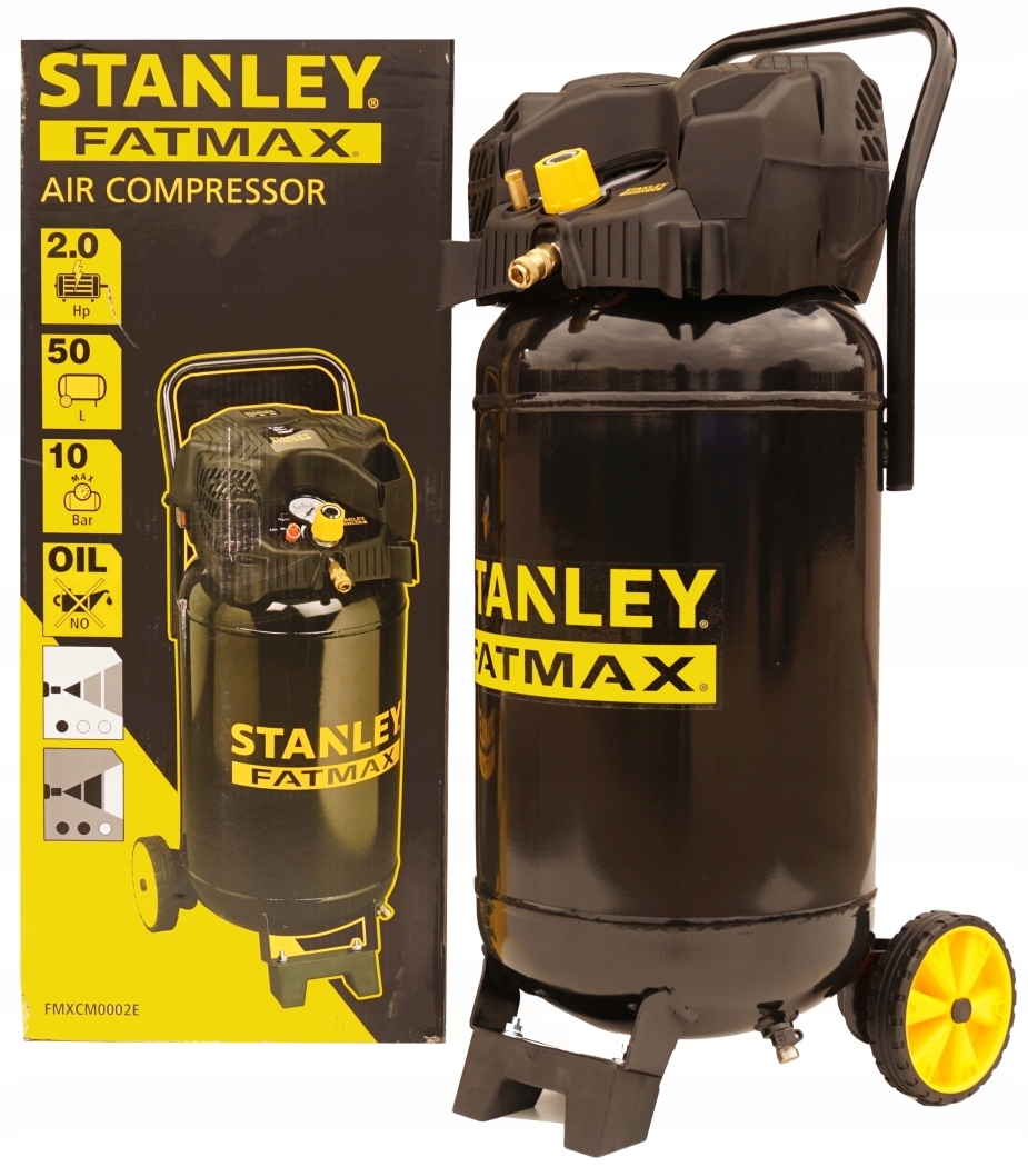 STANLEY FATMAX KOMPRESOR BEZOLEJOWY SPRĘŻARKA 50L 8016738763966 za 1089 ...
