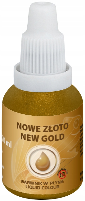 BARWNIK SPOŻYWCZY w płynie ZŁOTY - Food Colours - 20 ml (5902428000608 ... BARWNIK SPOŻYWCZY w płynie ZŁOTY - Food Colours - 20 ml (5902428000608 ...