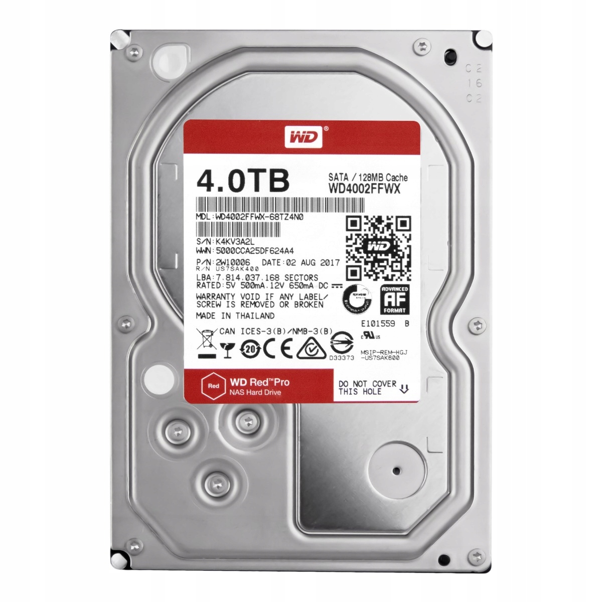 Dysk twardy Western Digital RED PRO WD Red Pro 4TB SATA III 3,5 ...
