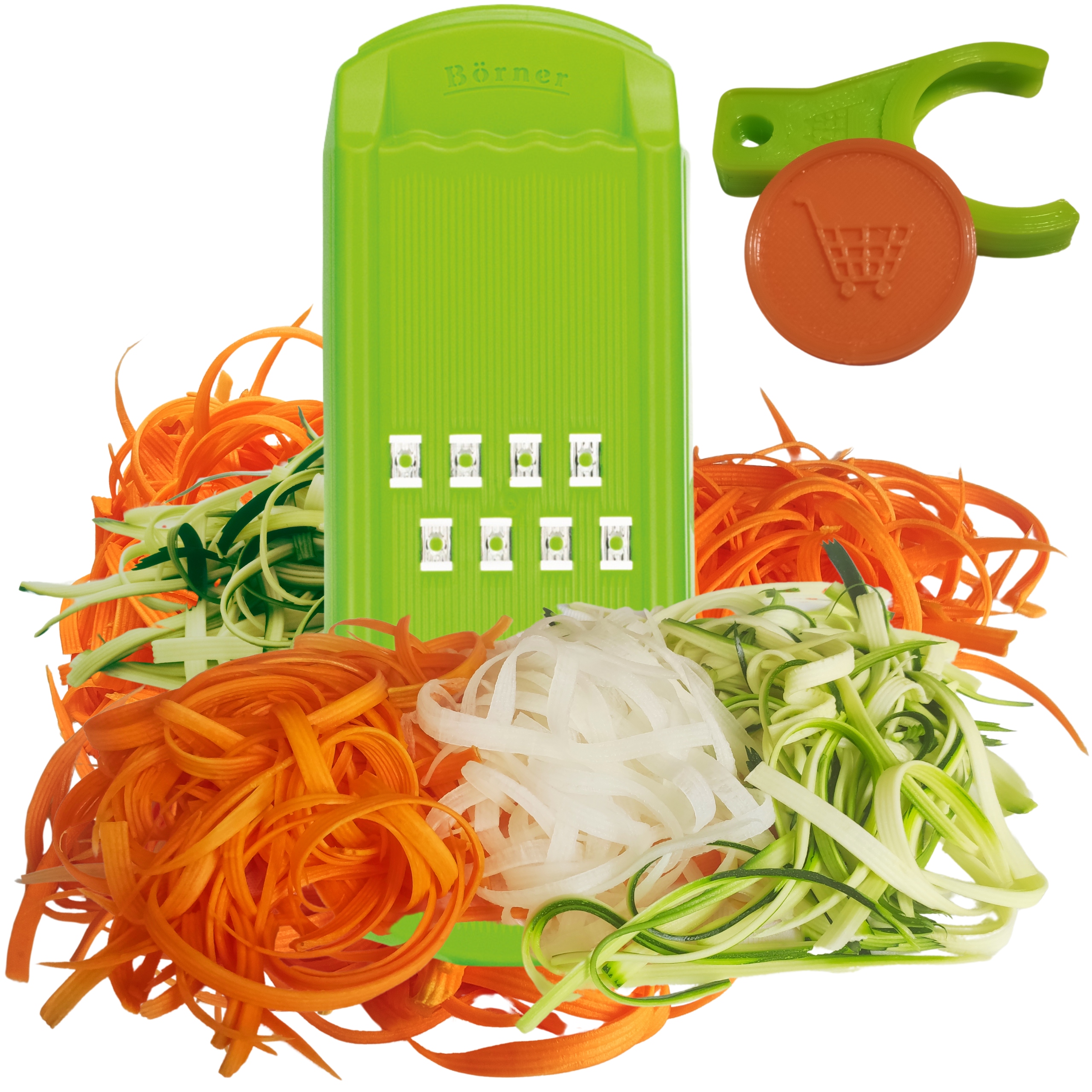 Koreańska tarka do warzyw Borner Curly, julienne. Tarka do domowych chipsów (4018093220034 ...