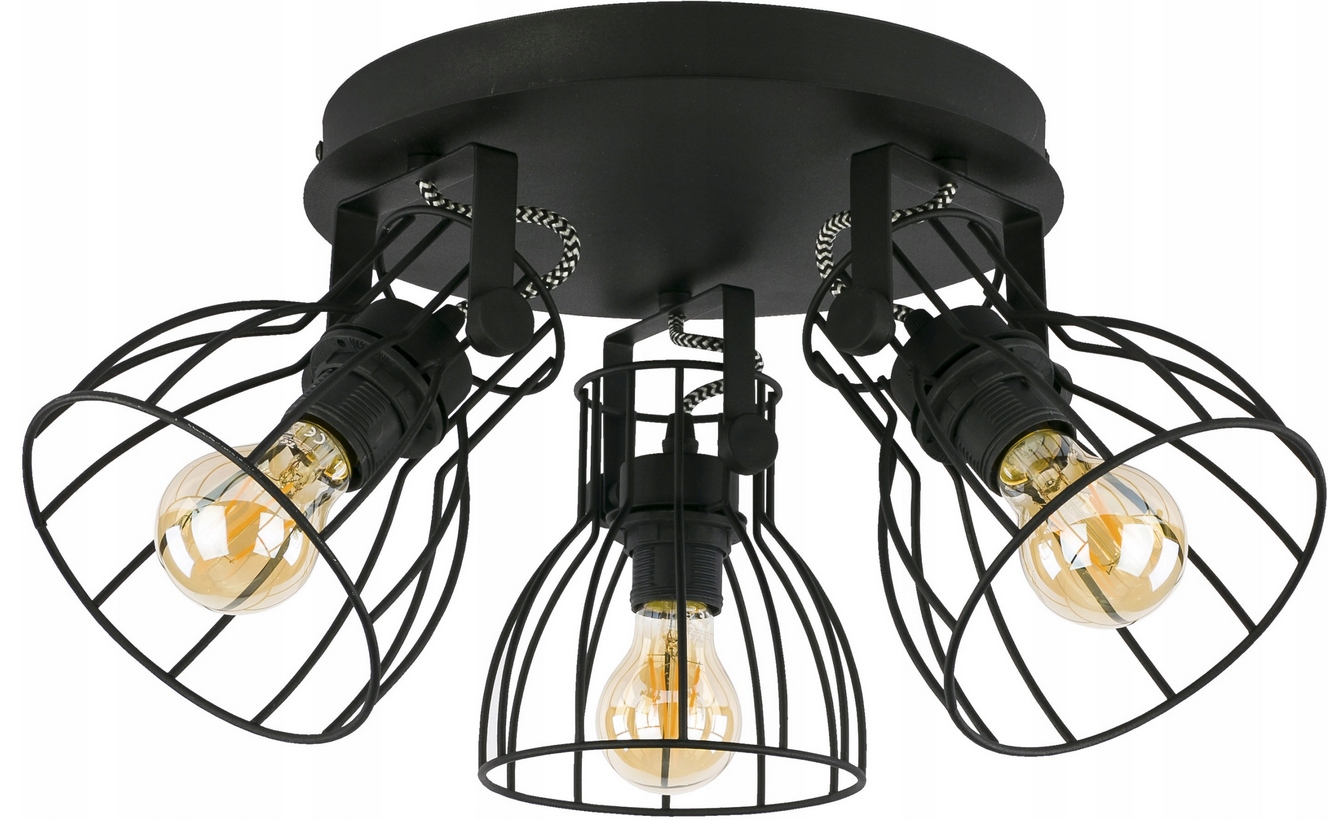 ŻYRANDOL LAMPA SUFITOWA ALANO WISZĄCA LAMPY ŻYRANDOLE DO SALONU CZARNA ...